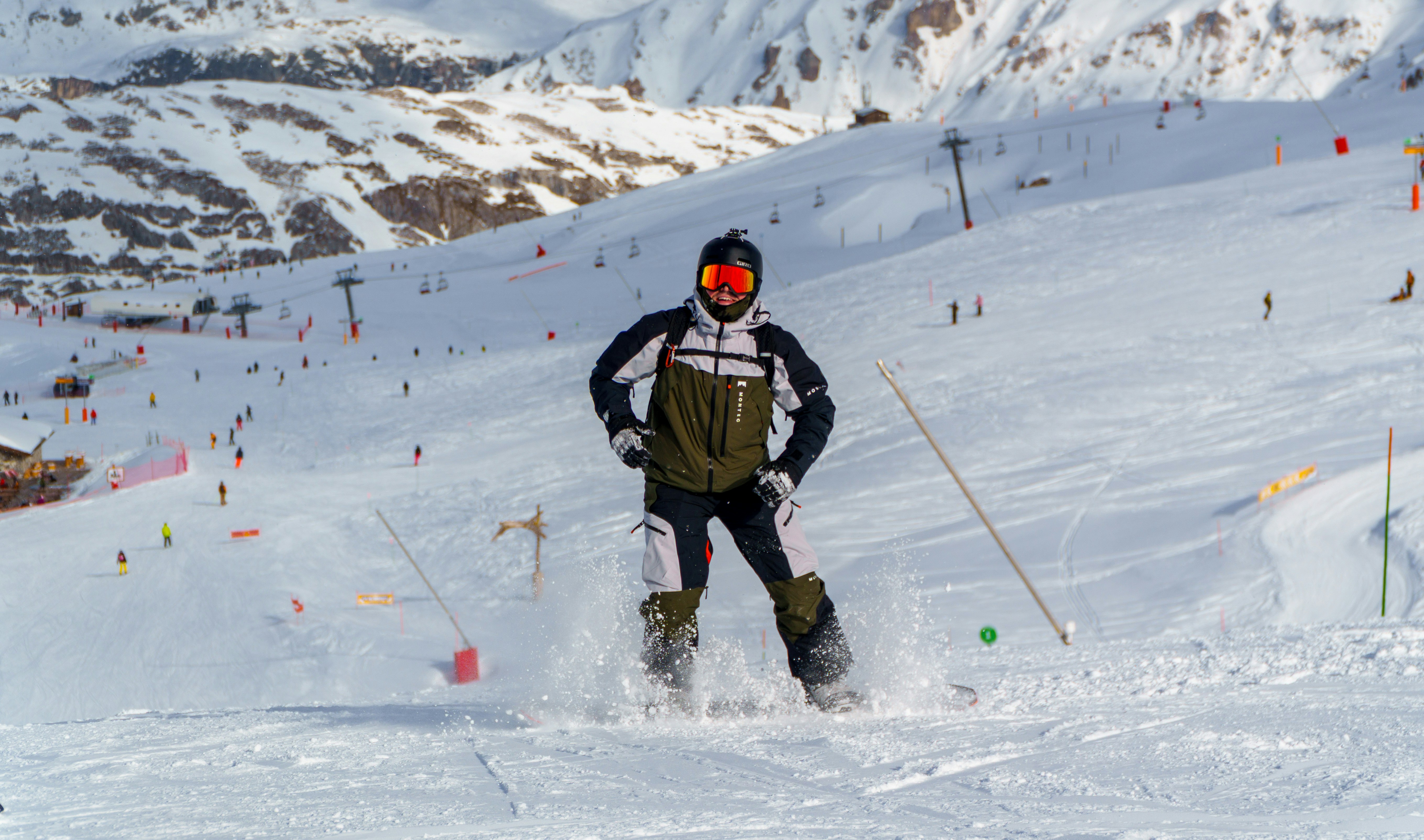 Snowbound Rider Conquers the Slopes
