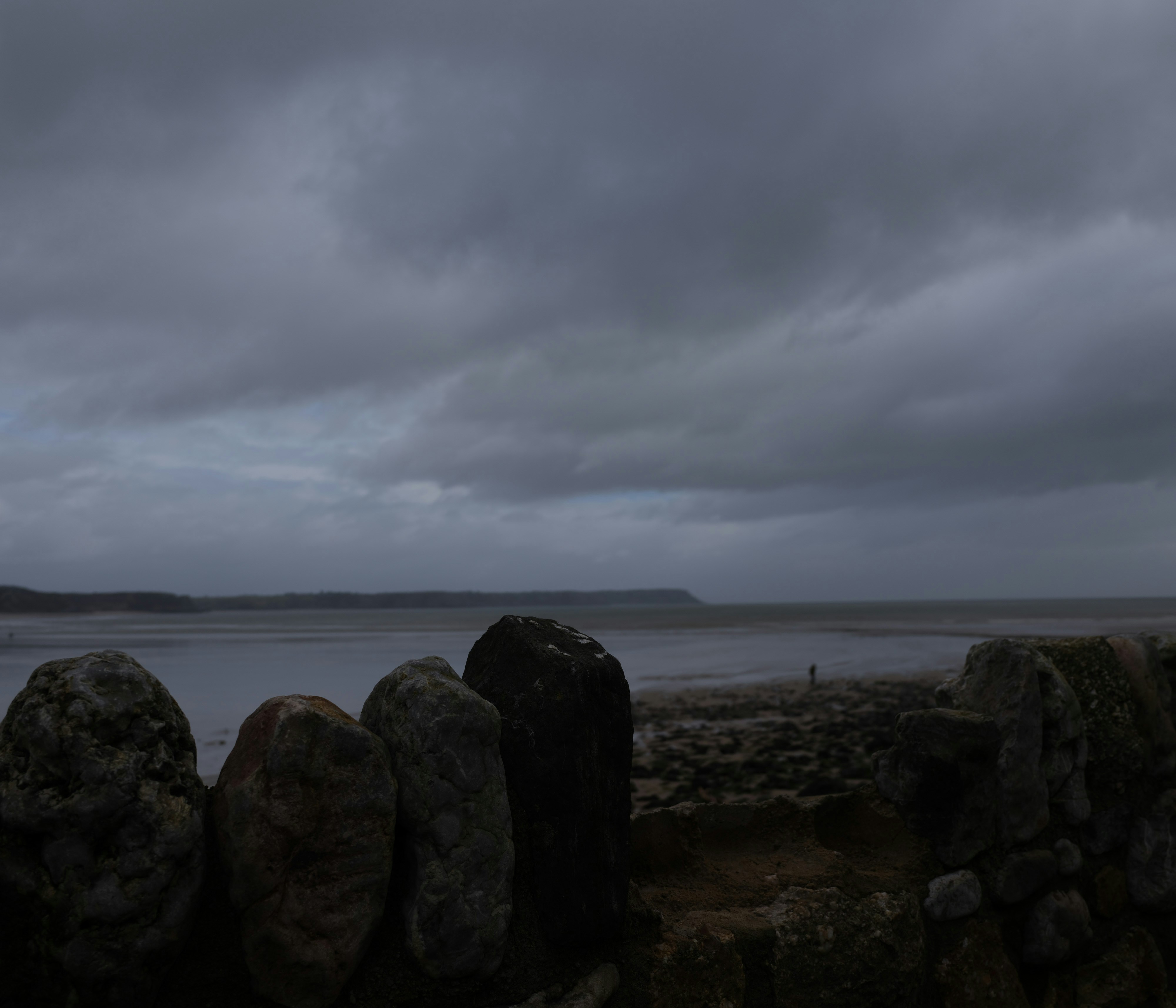 Storm-Touched Ridge by the Breakwater