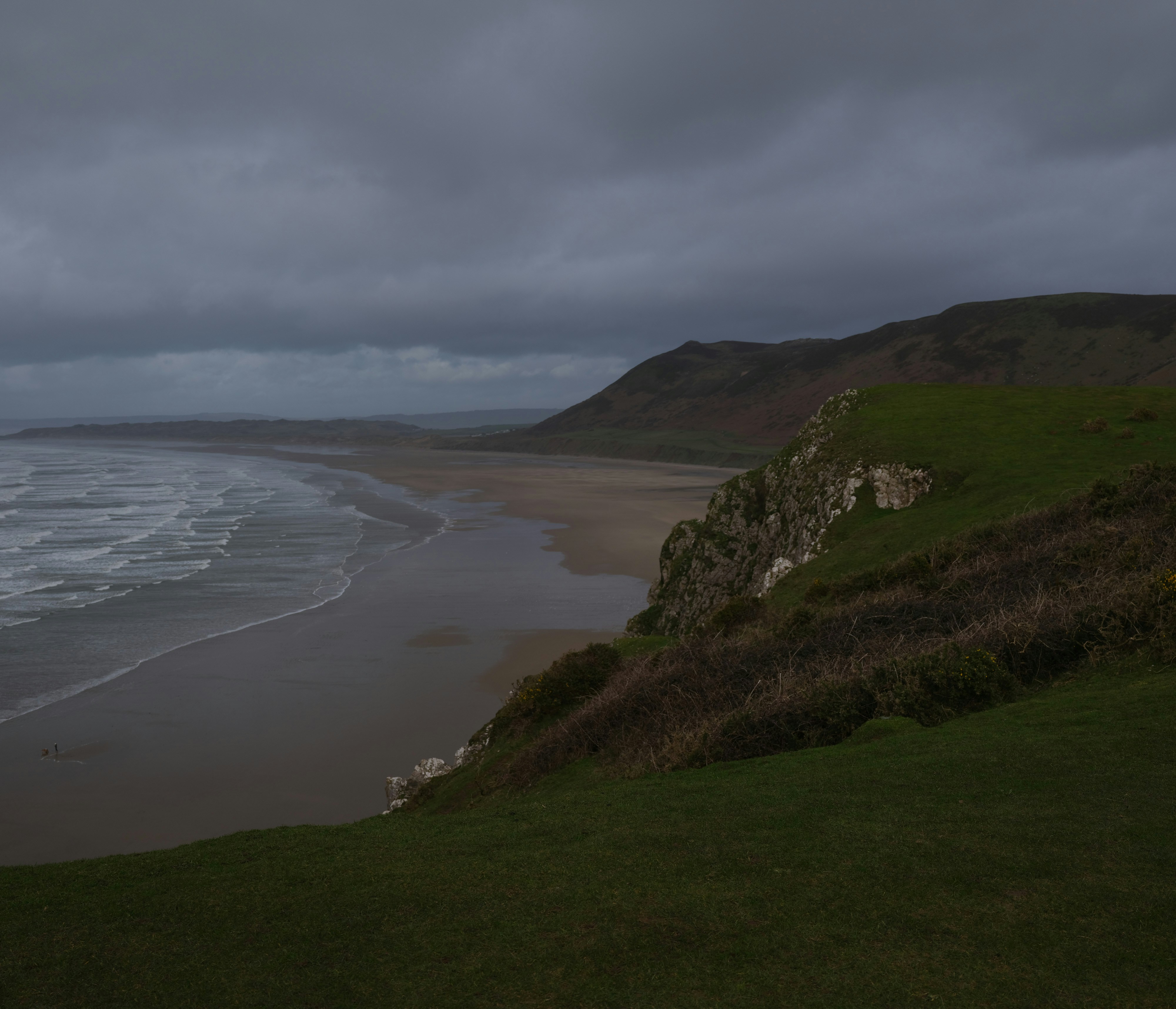 Cliffside Emerald: Coastal Greens Meet a Quiet Shore