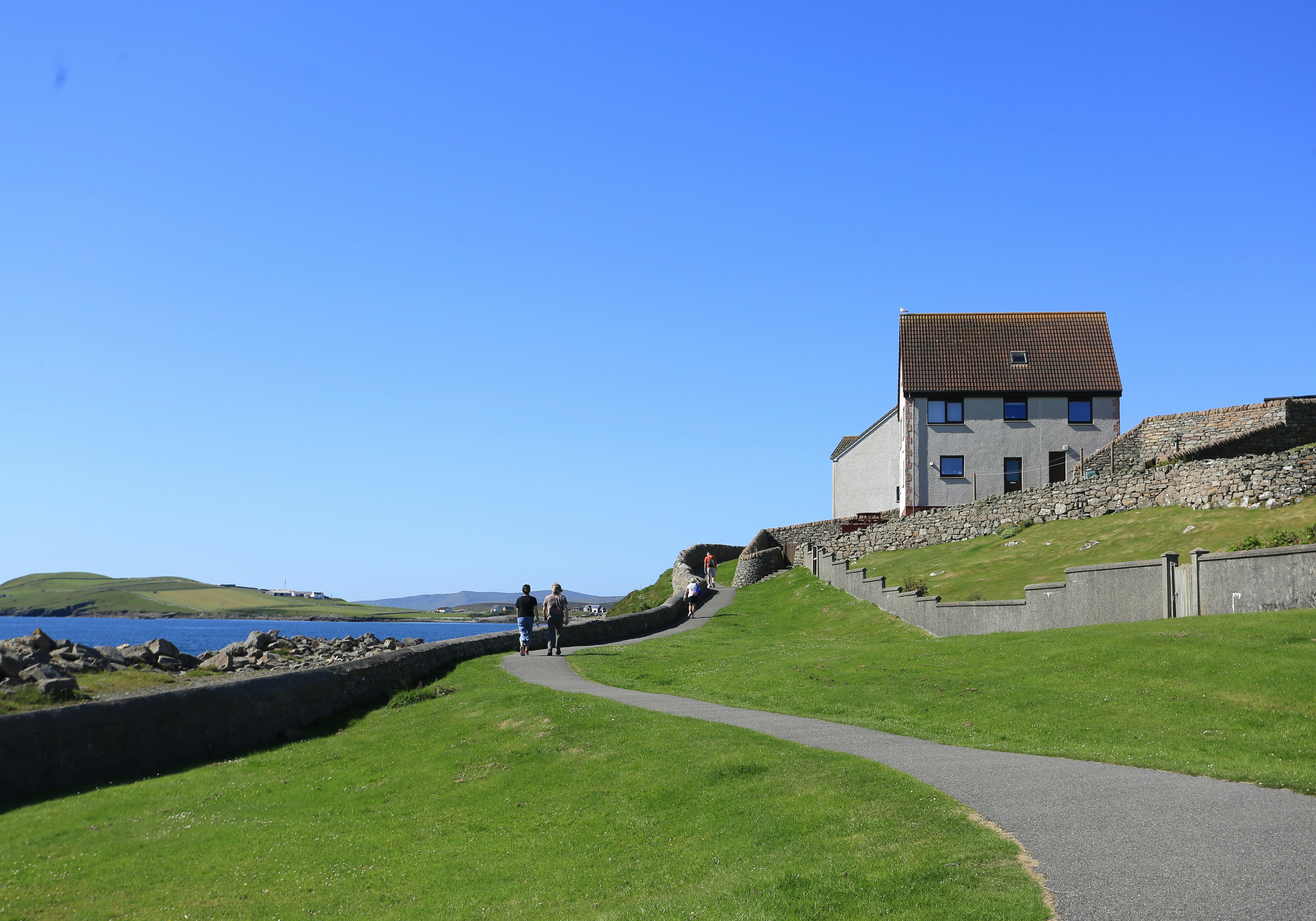 Harbor Path to a Stone House