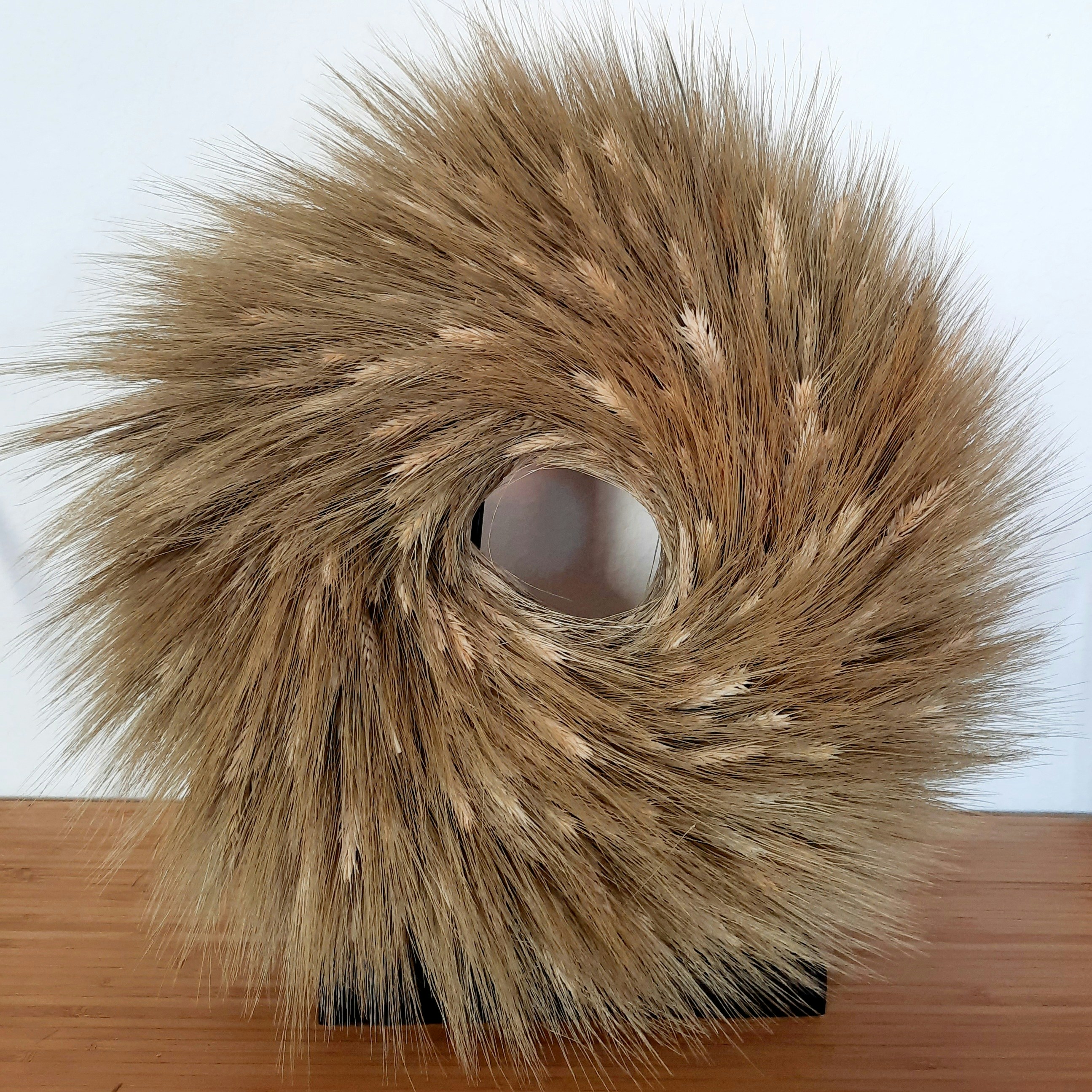 Fur-tufted Cylinder: A Plush Donut Studio Accent