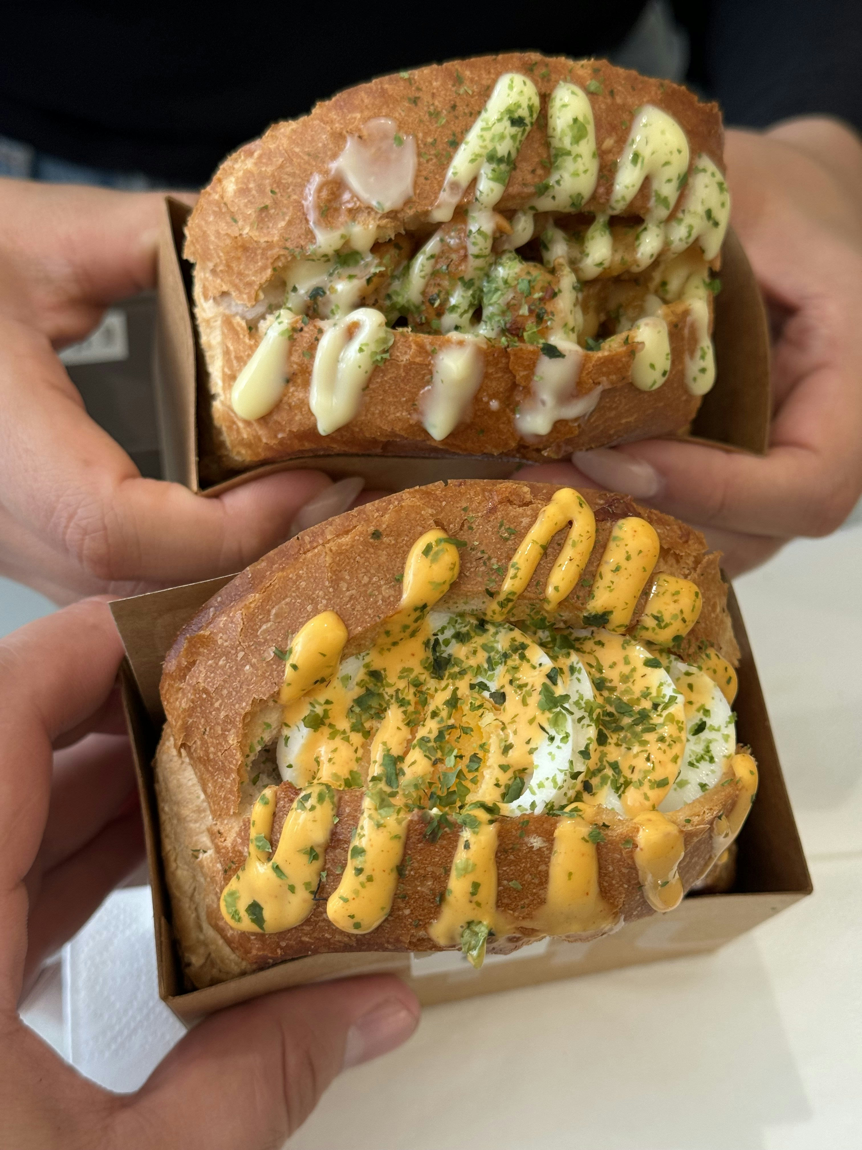 Two Loaded Buns: Creamy Taco-Tinted Comfort in a Handheld Duo