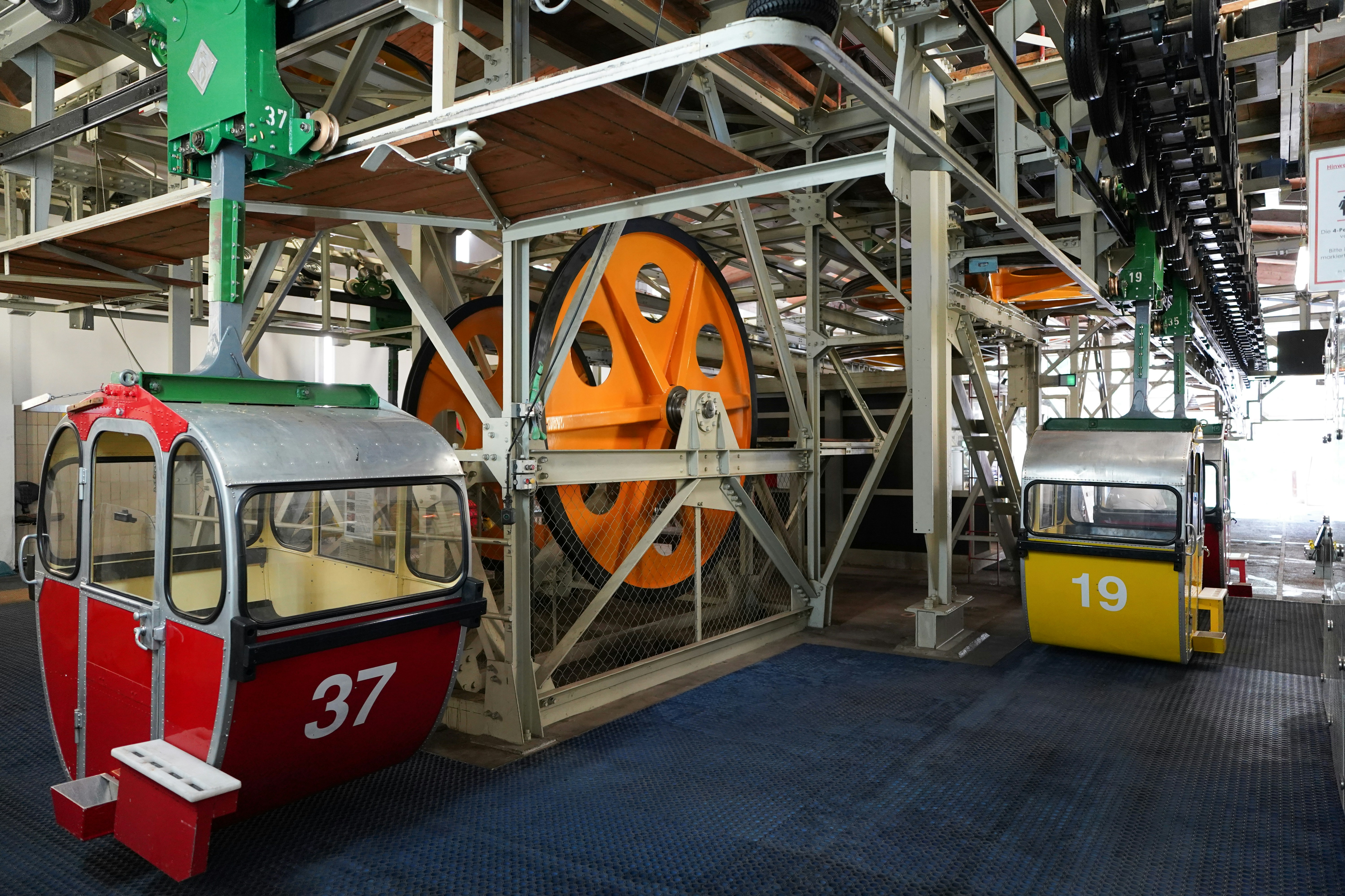Cablecar Stillness at the Factory Gate