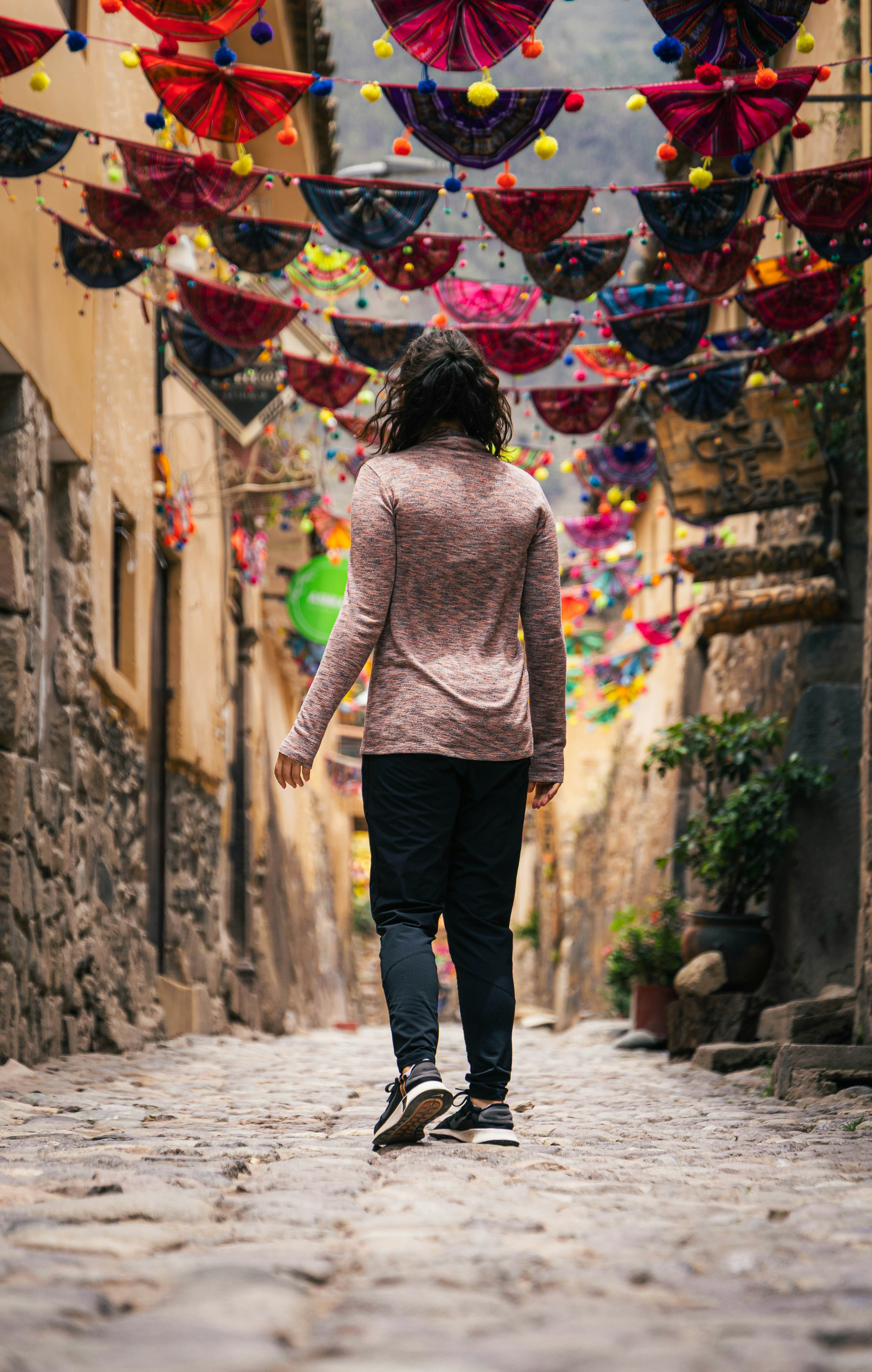 Footsteps Through a Canopy of Color