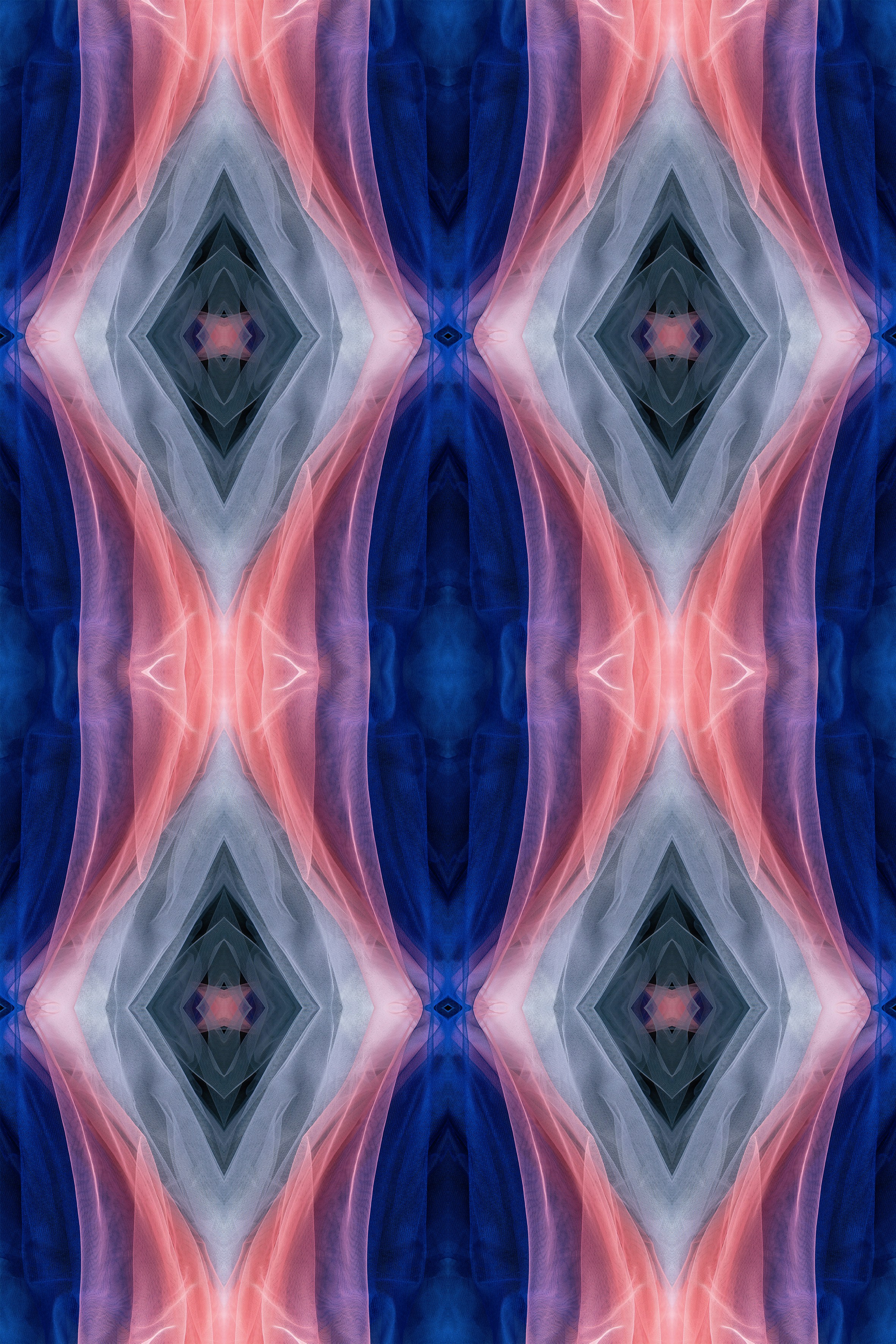 Symmetrical Nebula: Diamond Rims in Velvet Echoes