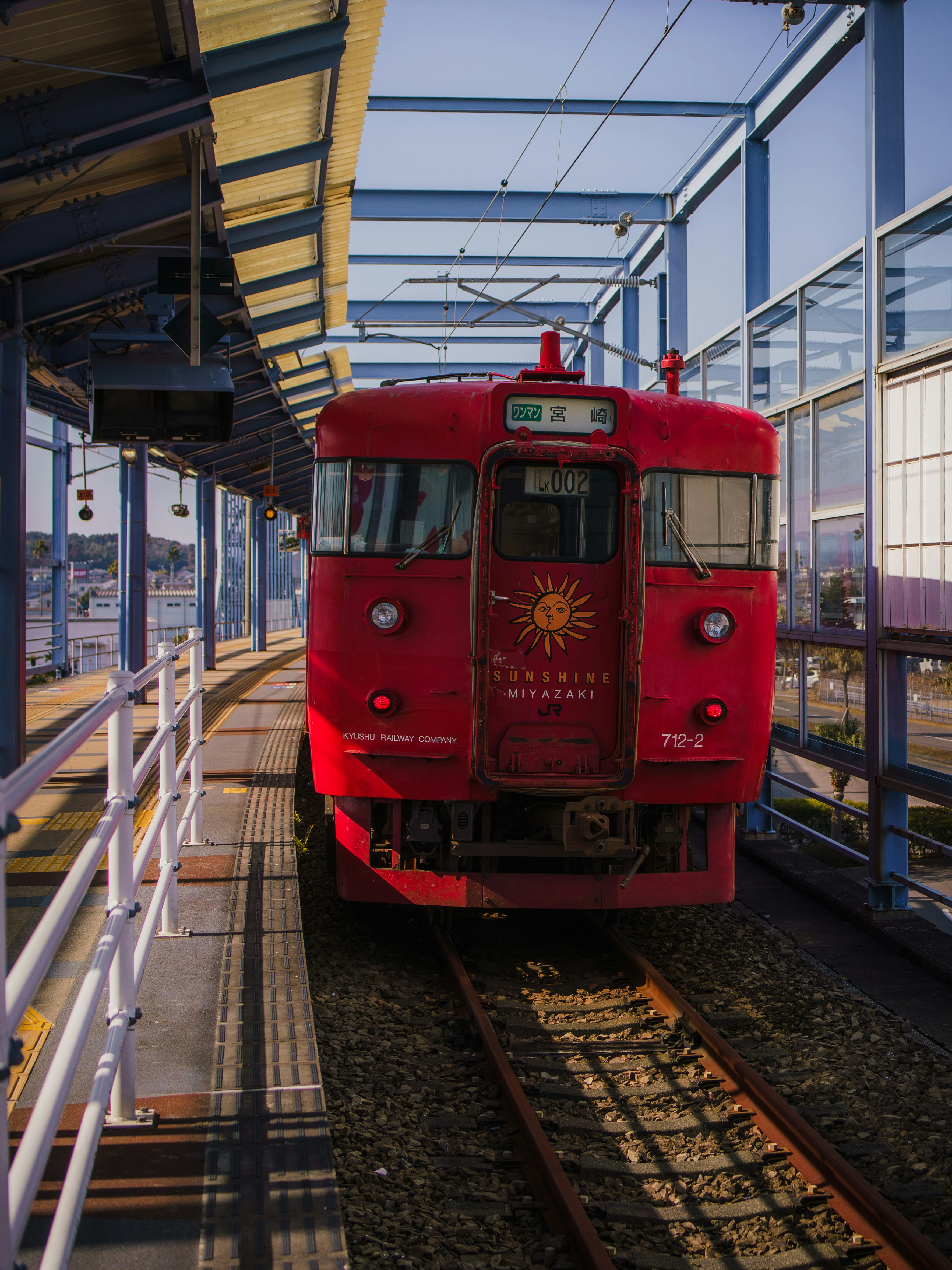 Red Comet at the Platform Edge