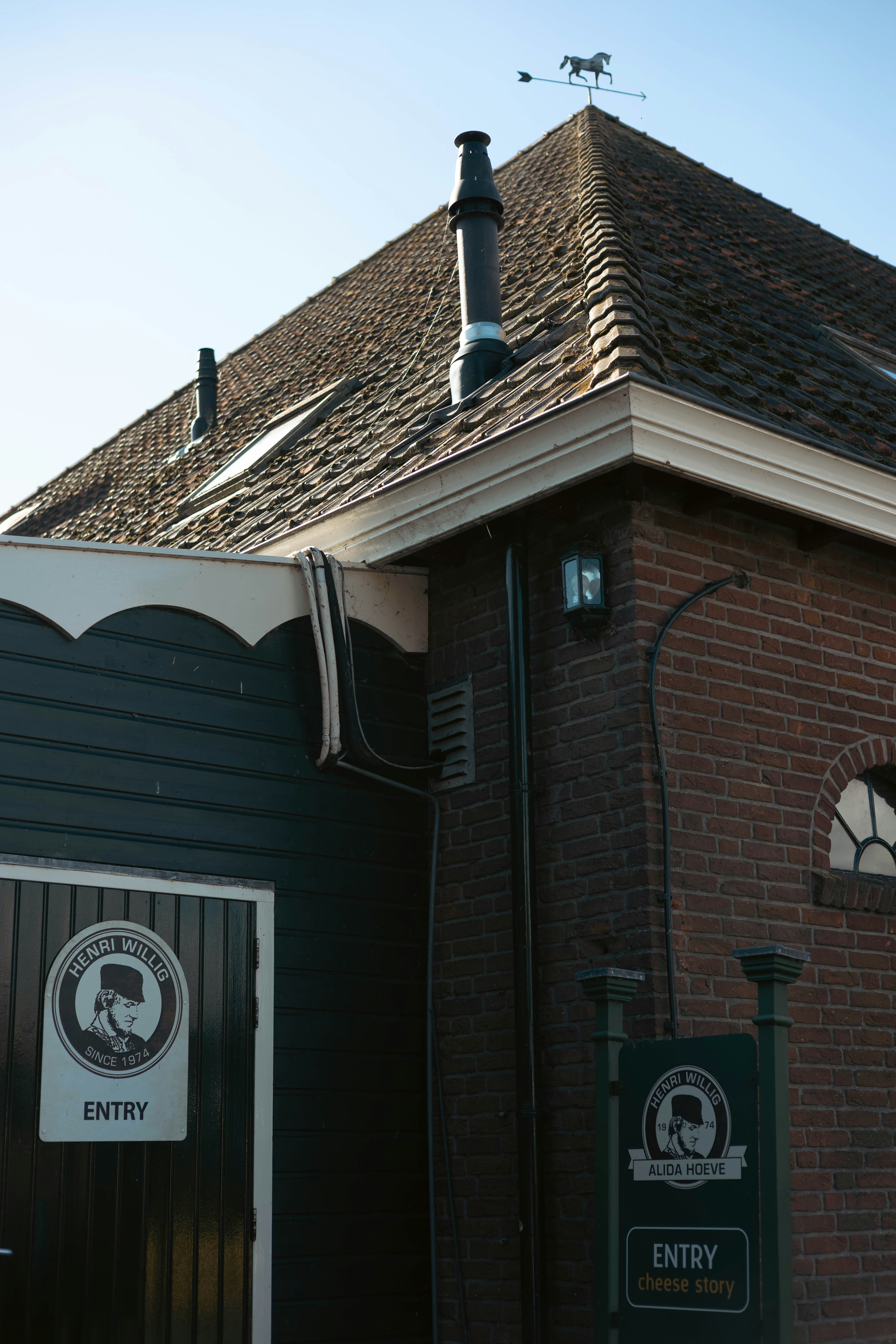 Chimney Motivations: A Weathered Roof Surging with Character