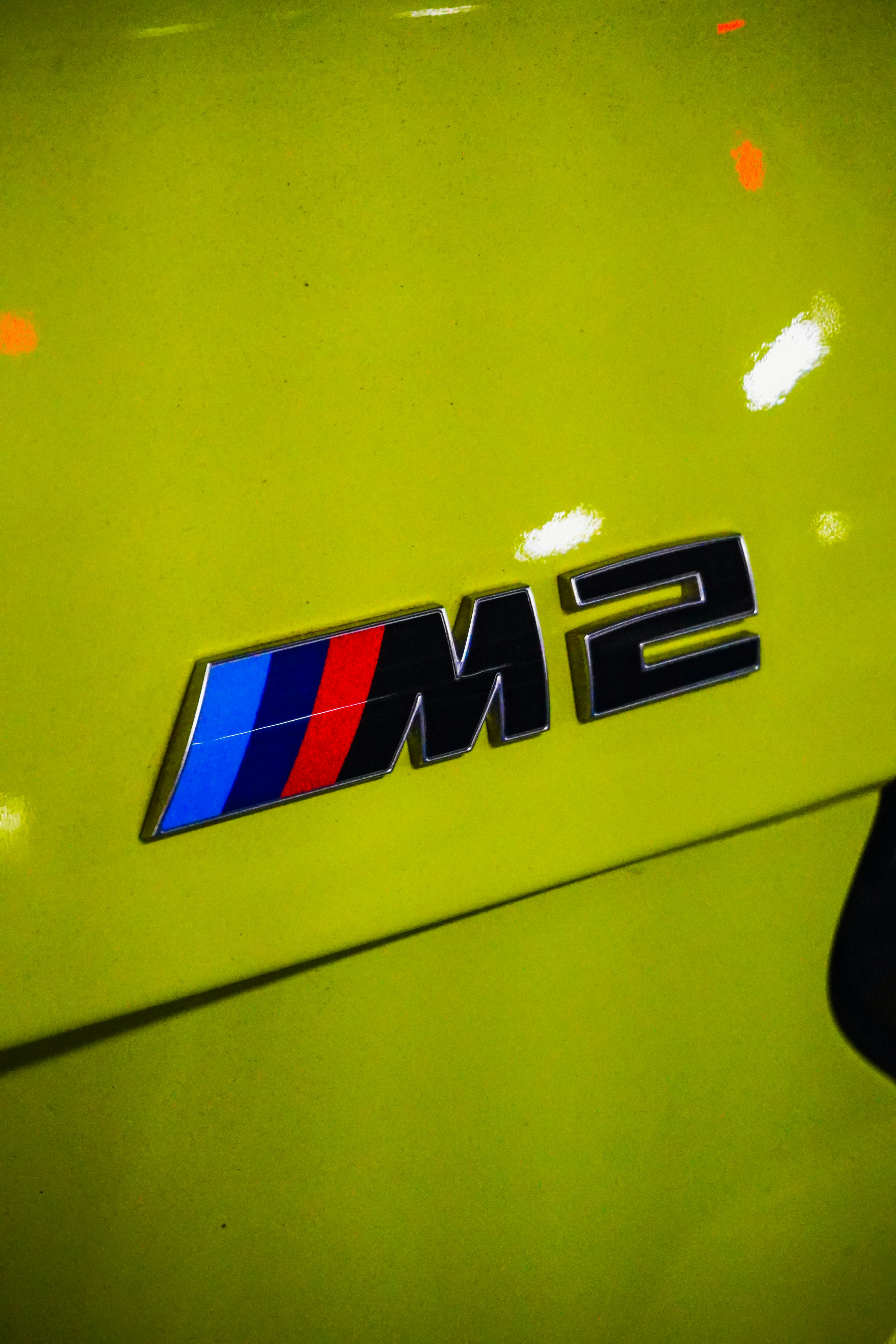 Lime Spec: M2 Badge on a Vibrant BMW M2 Crest