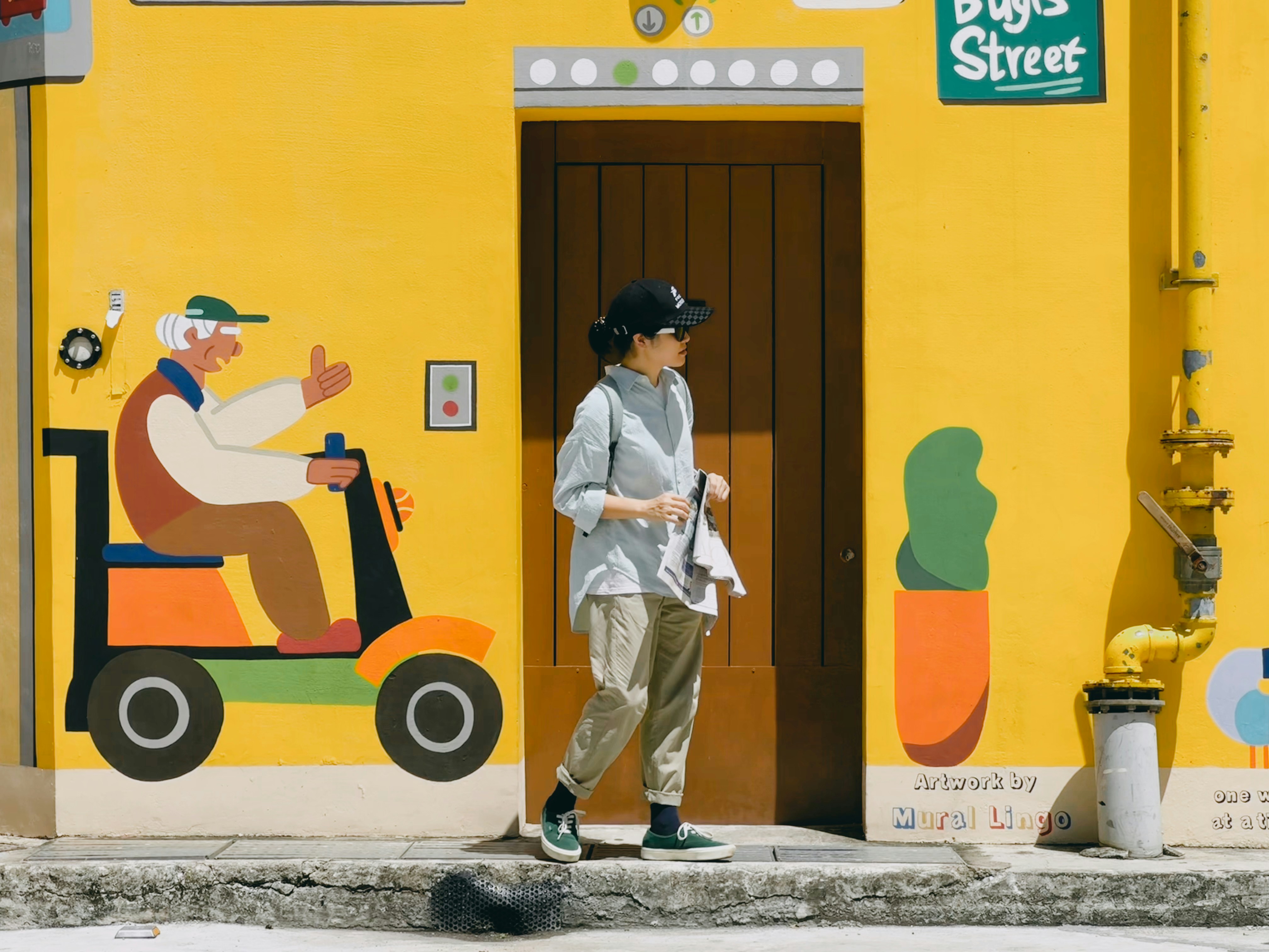 Walking Through a Painted Town: A Teen in the Yellow Corridor