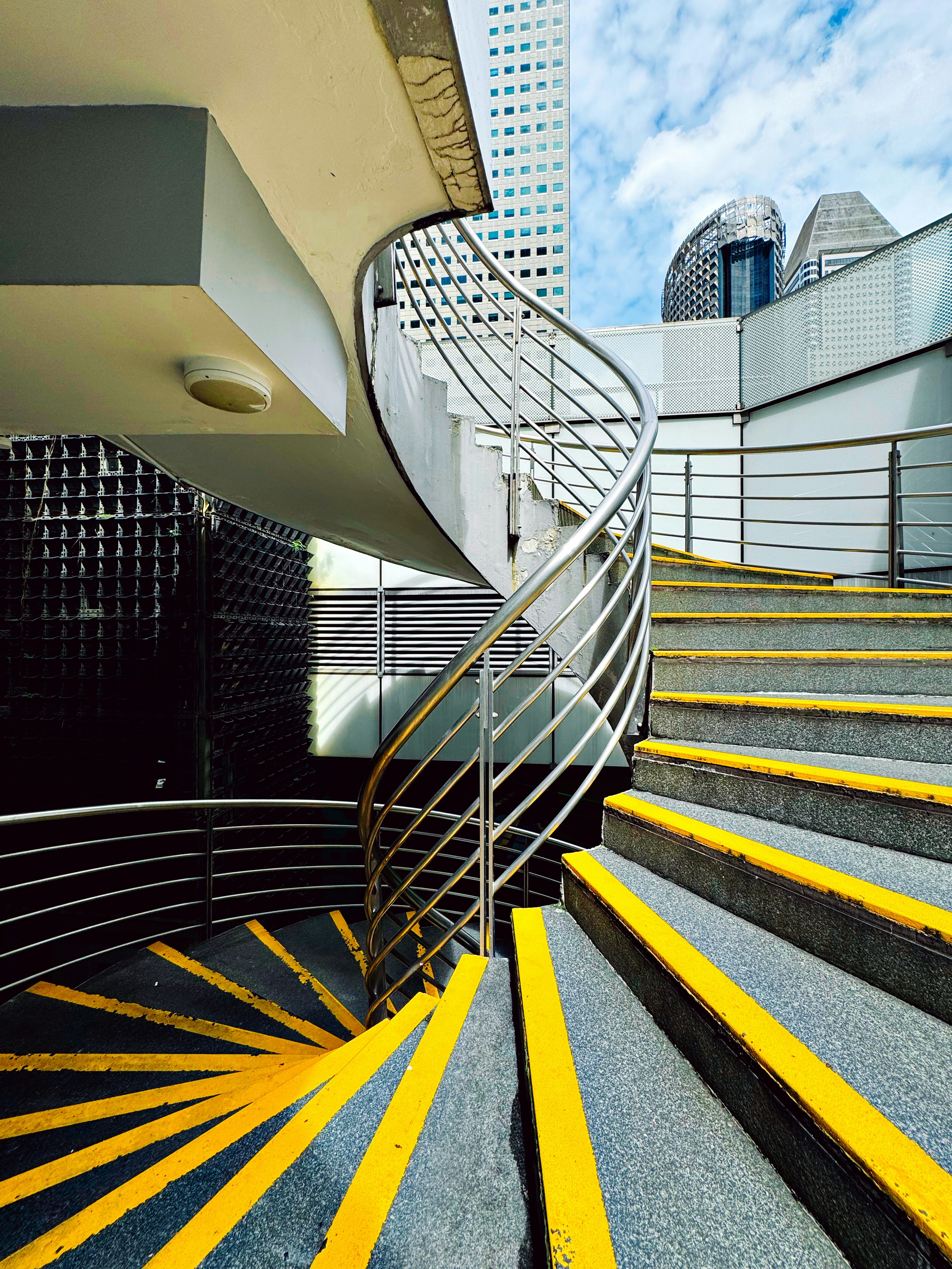Spiral Staircase Reaches for the Sky