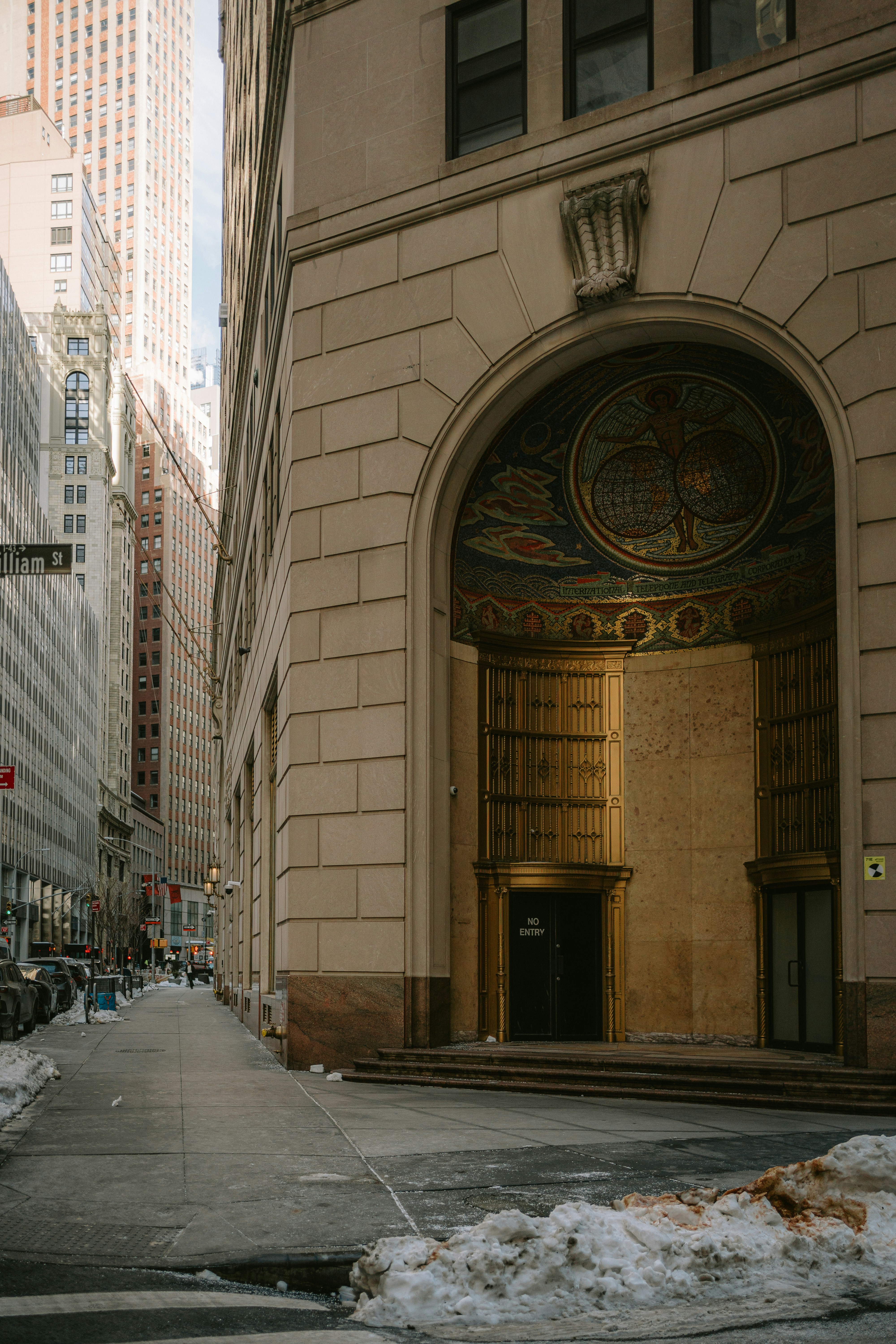 Urban Portal: The Grand Entrance of a City Building