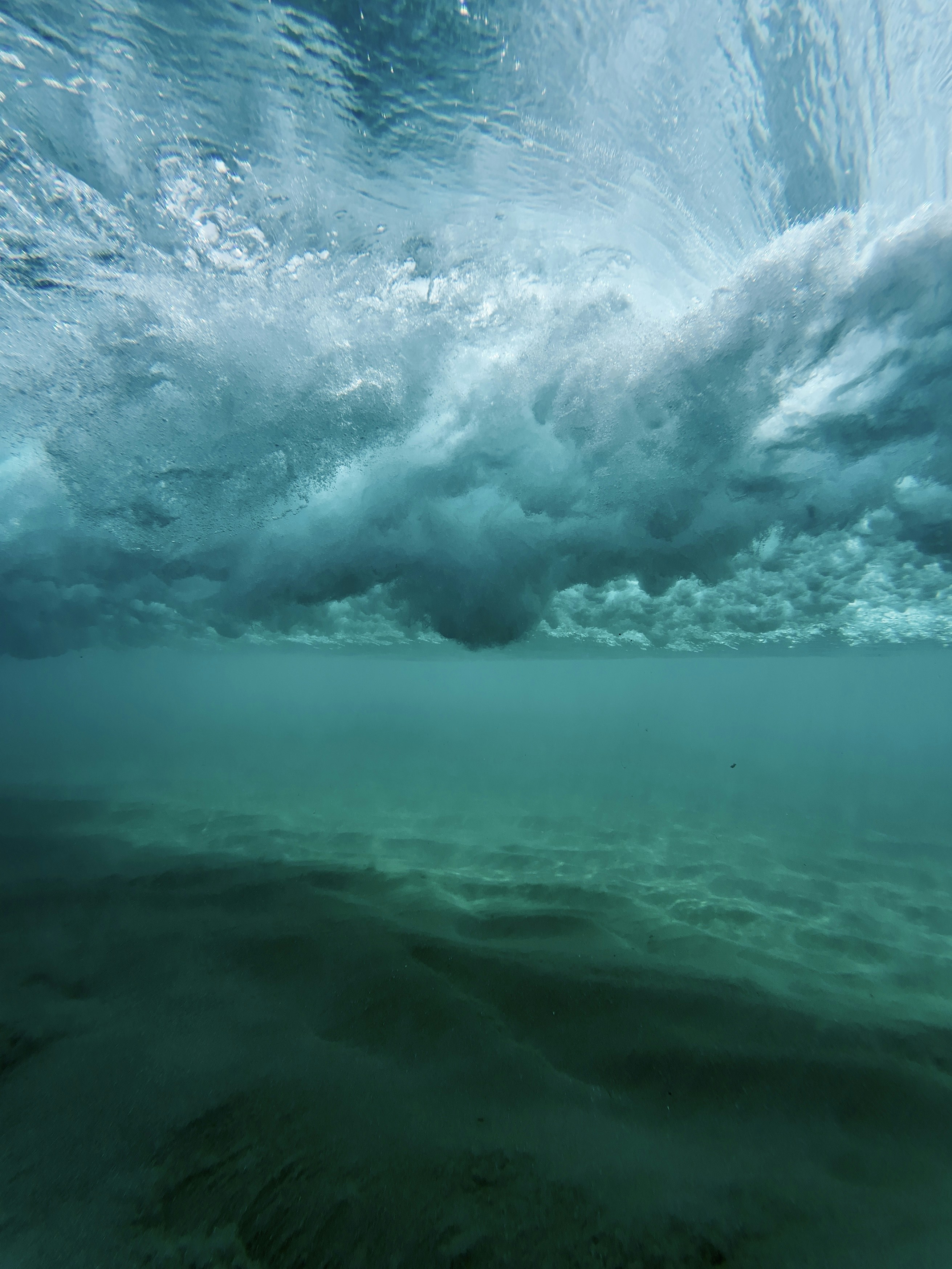 Underwater storm