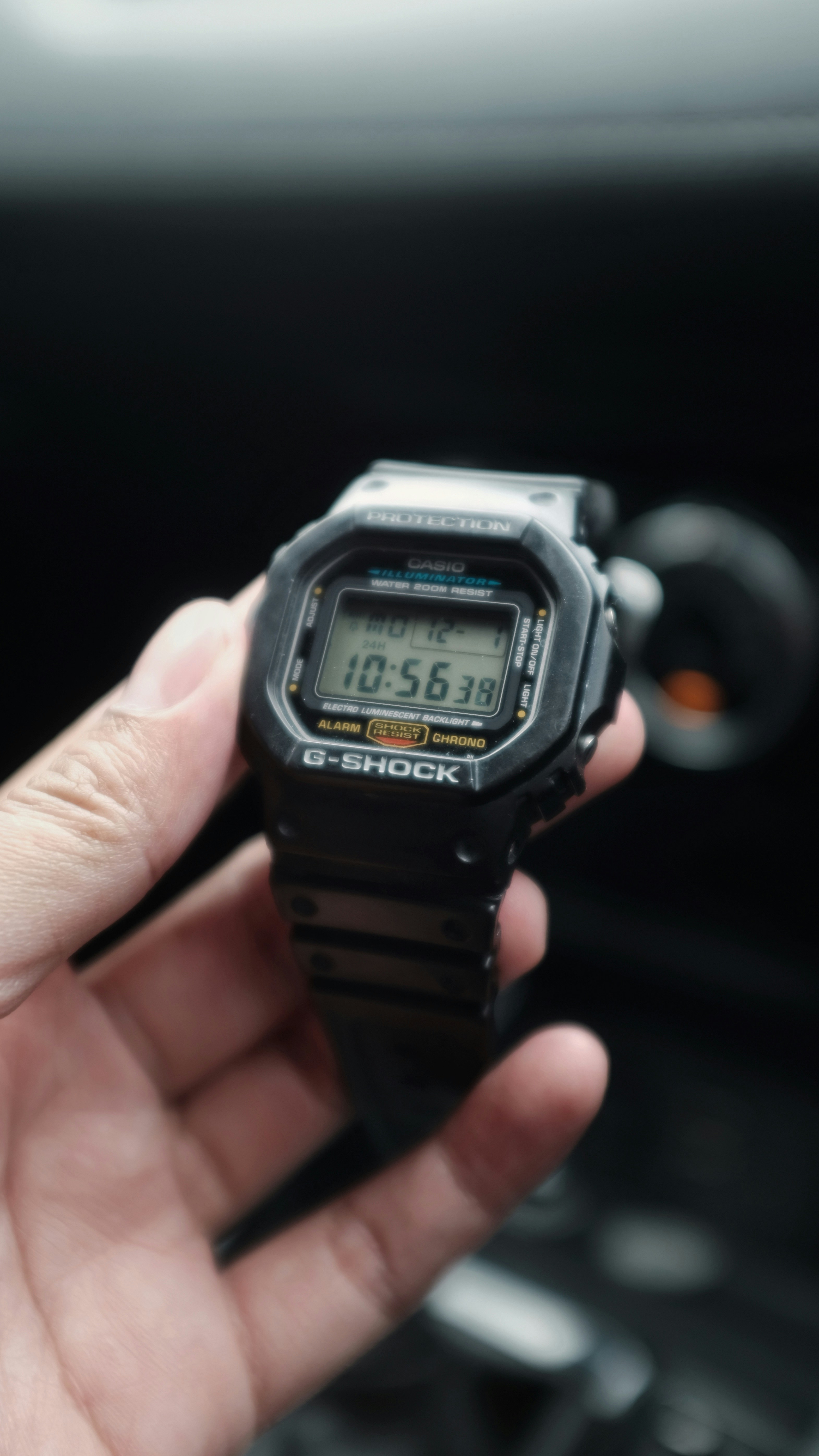 Close-up of a Casio G-Shock on a Gentle Hold