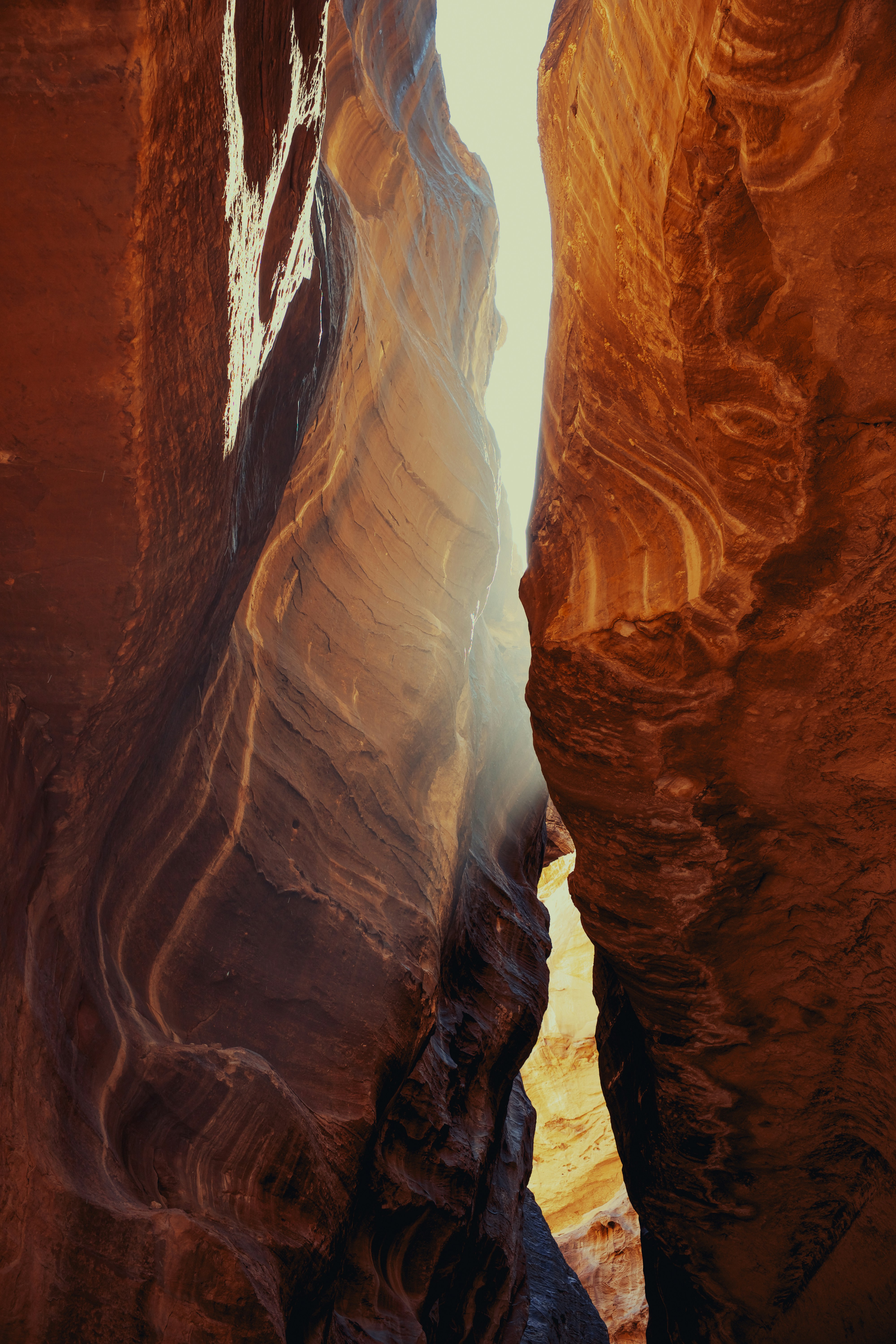 Sunlit Zephyr Between Red Canyon Walls