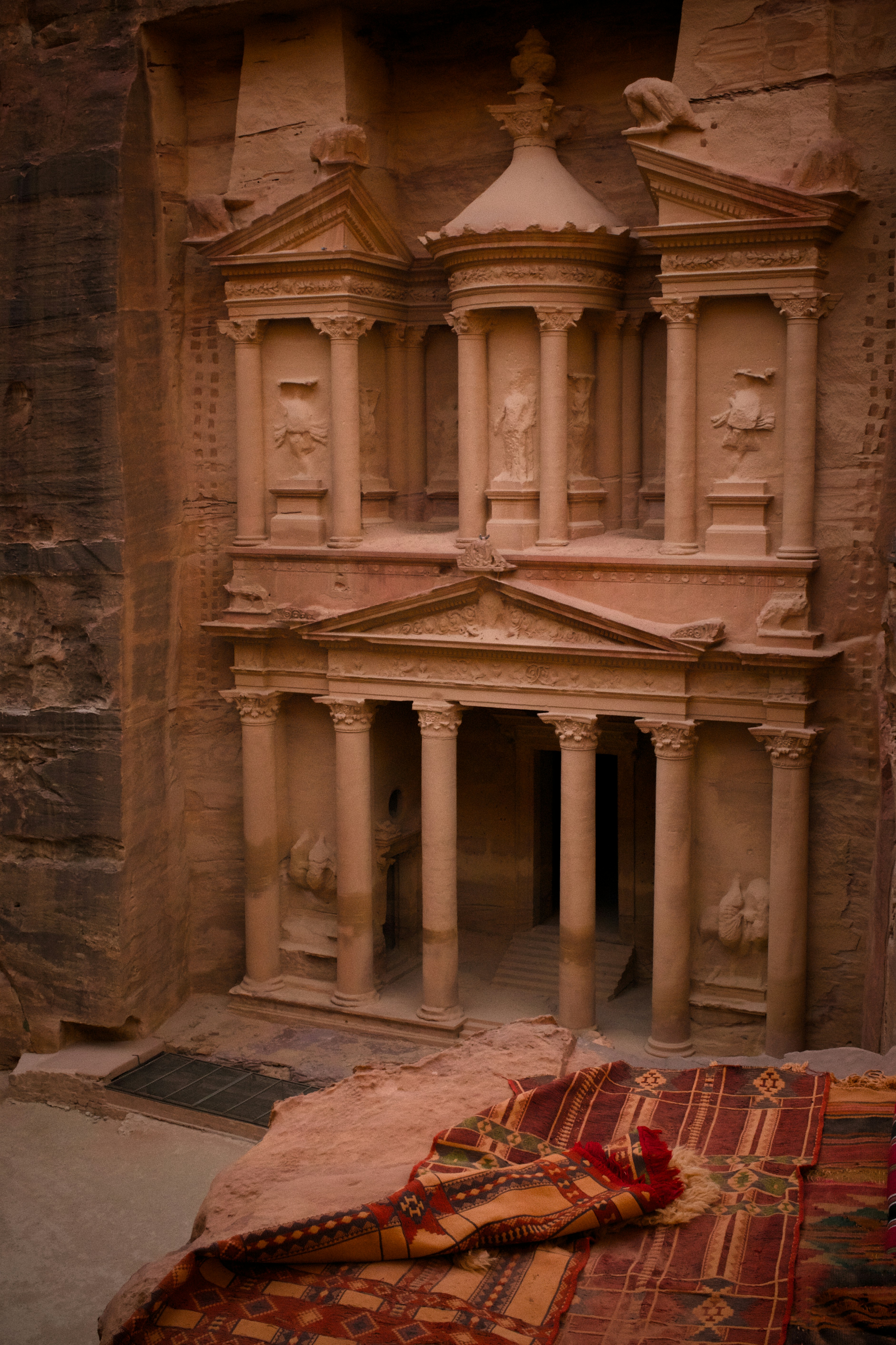 Ancient Treasury Carved in Red Cliffs