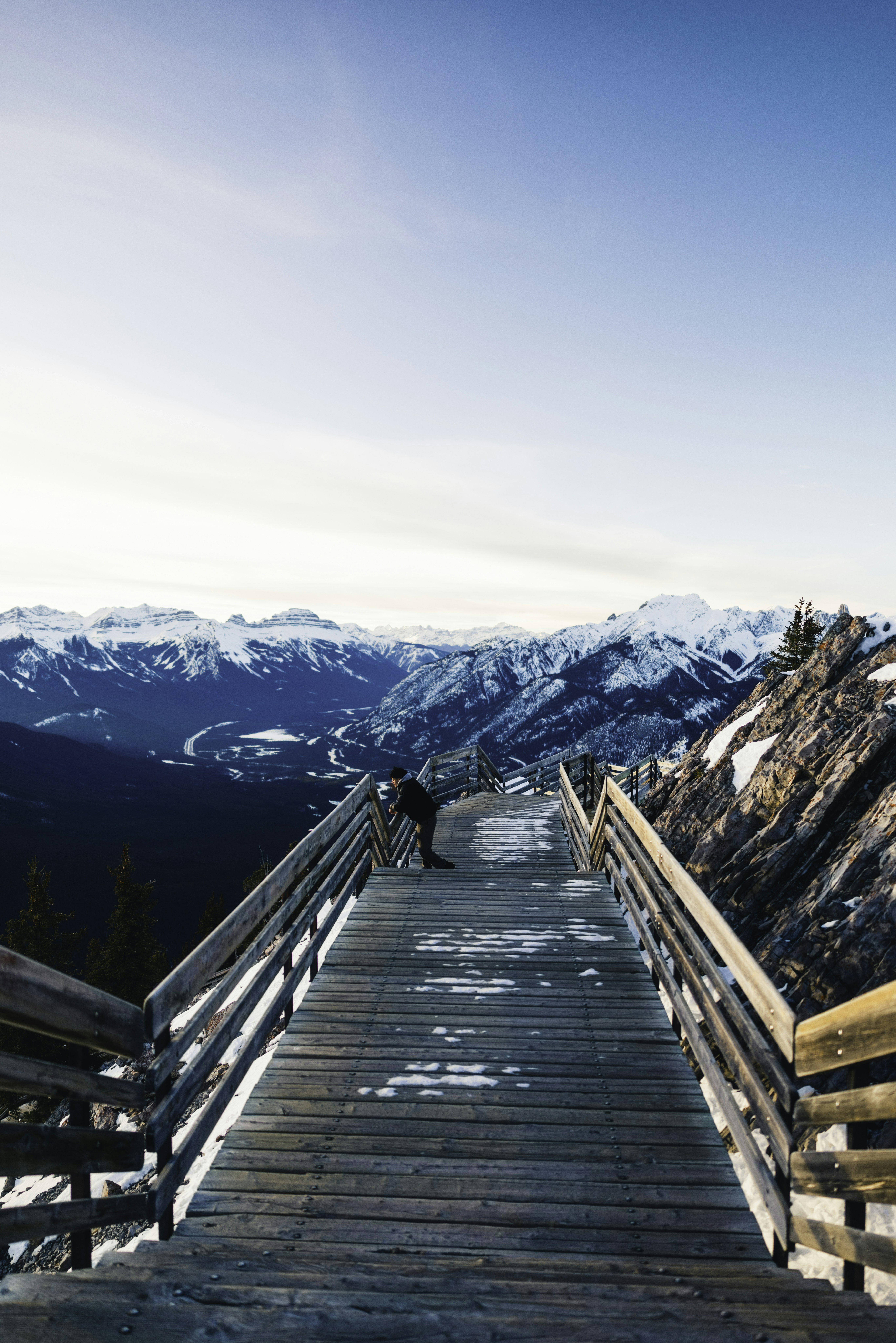 Cliffside Boardwalk into the Alpine Horizon