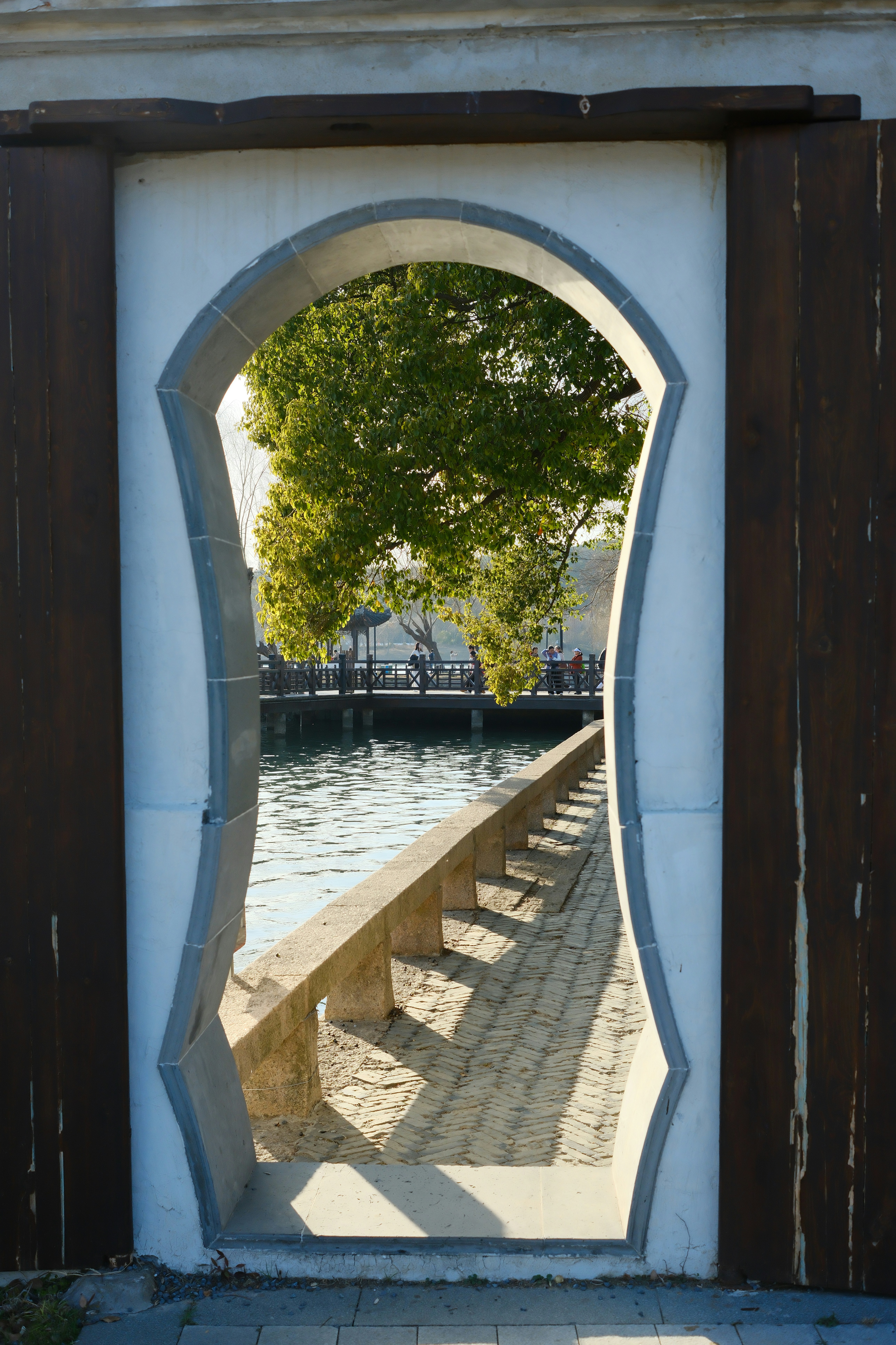 Through the Blue Arch: A Path to the Waterfront