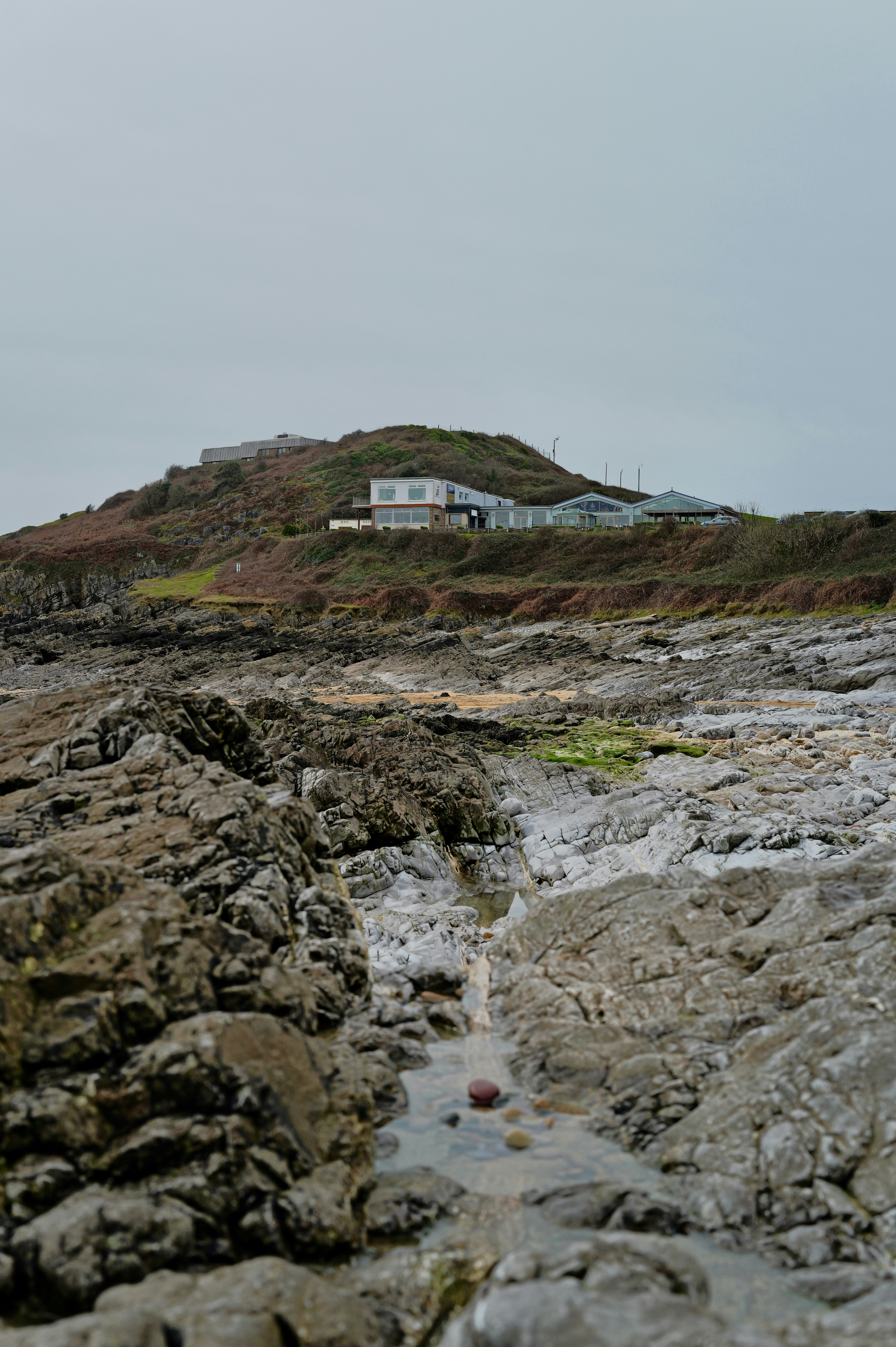 Coastal Suburb Behind the rugged Tide