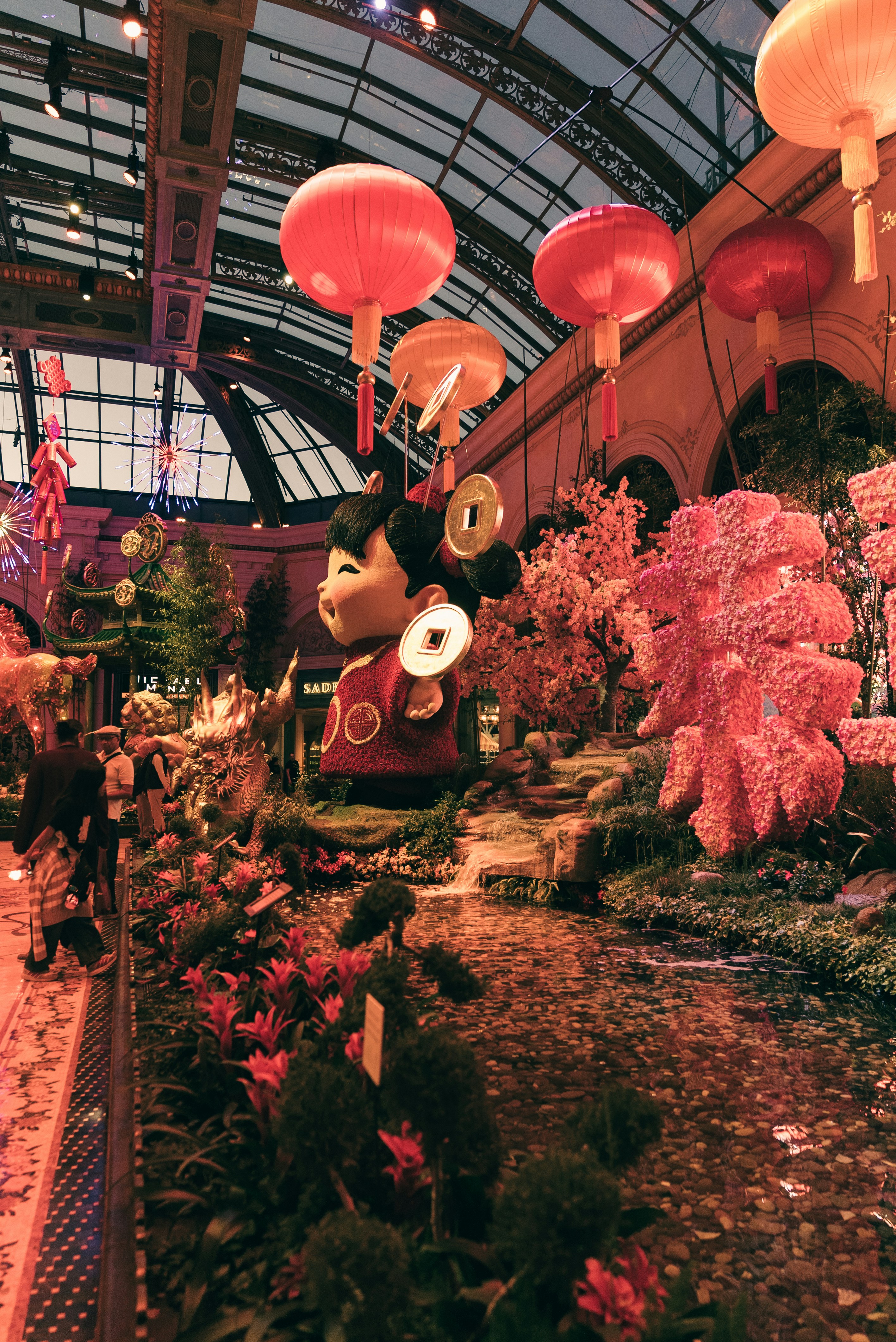 Lantern-Glow at the Lunar Garden