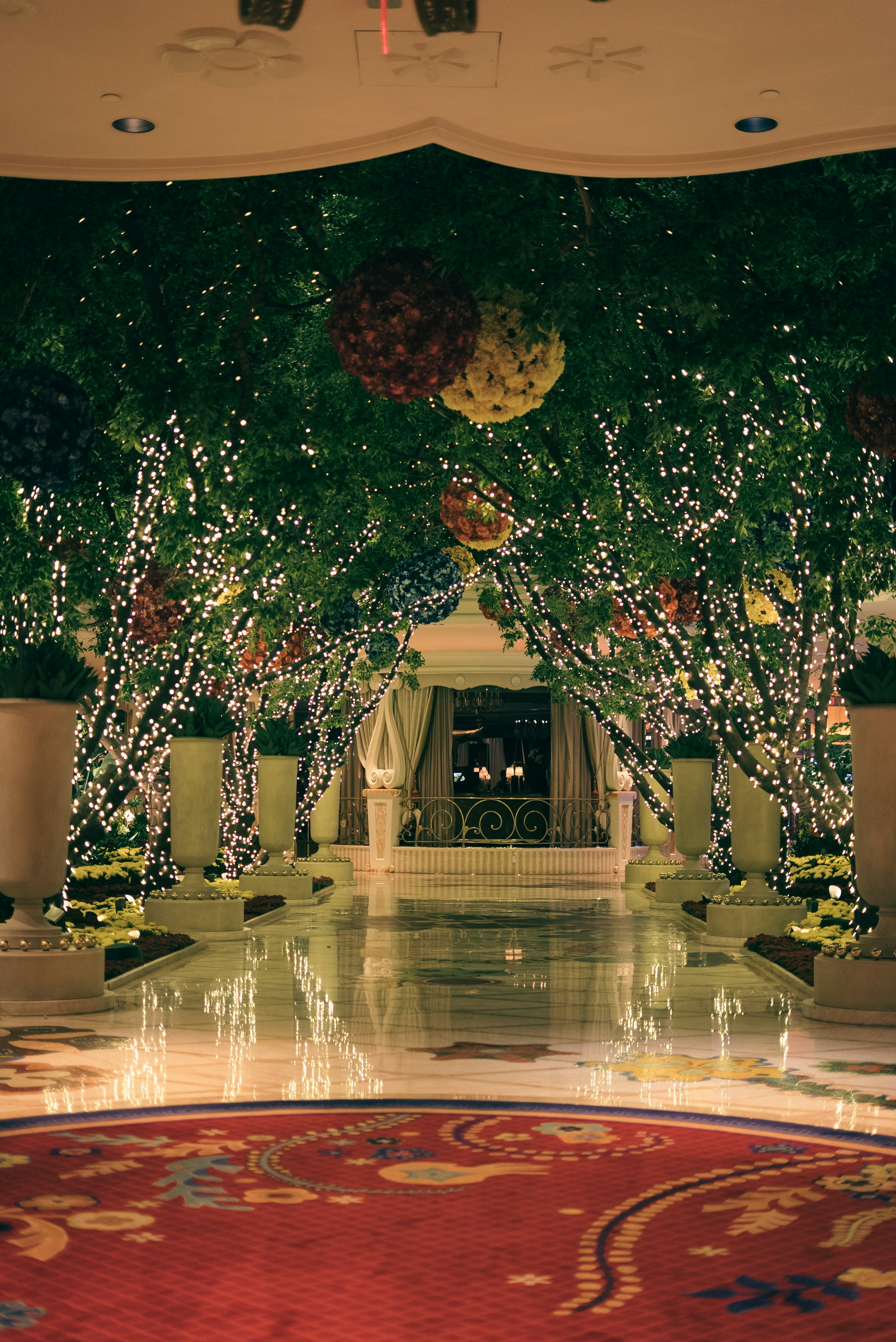 Illuminated Arbor Aisle: A Velvet Corridor of Lights
