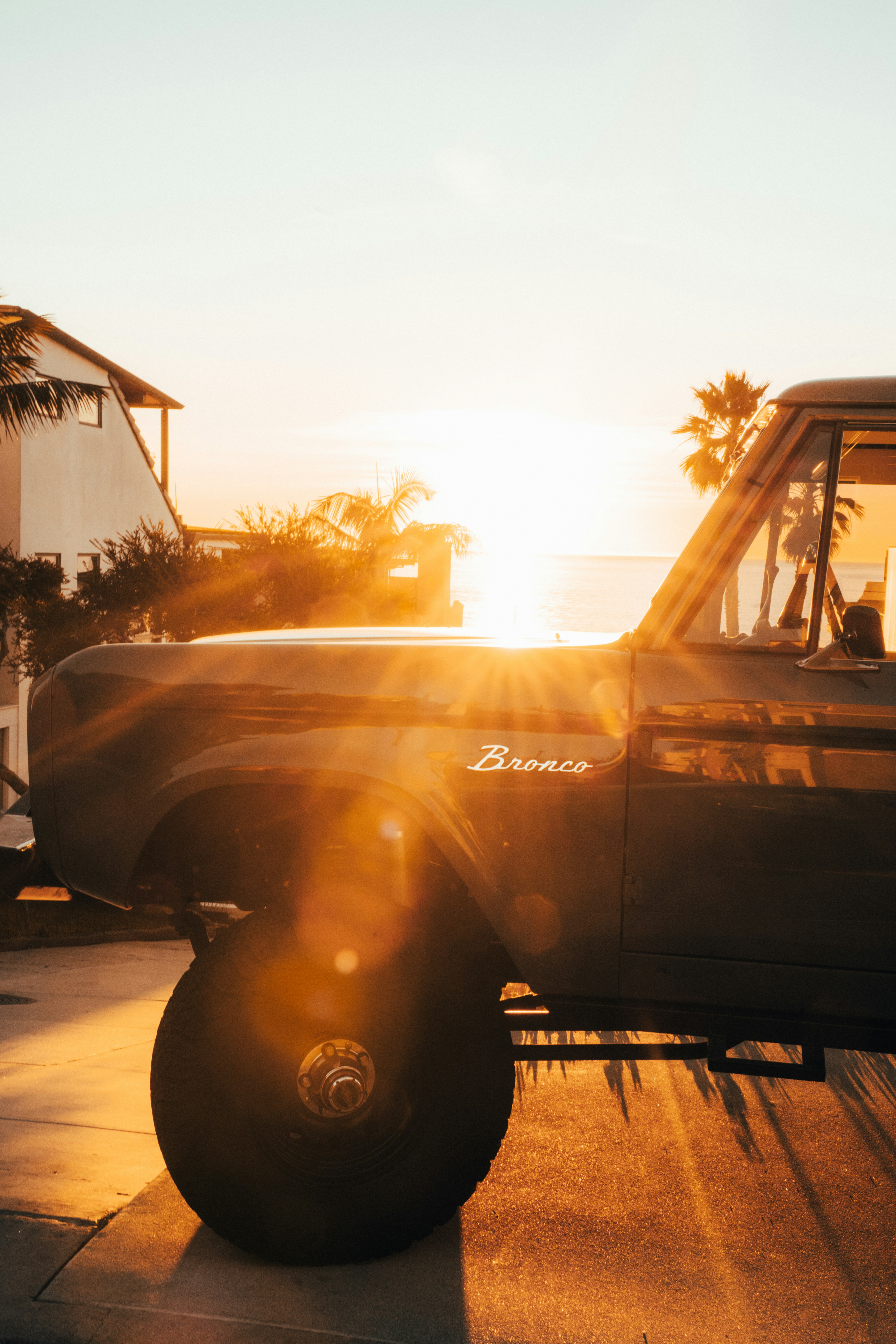 Sunlit Key: The Bronco at Golden Hour