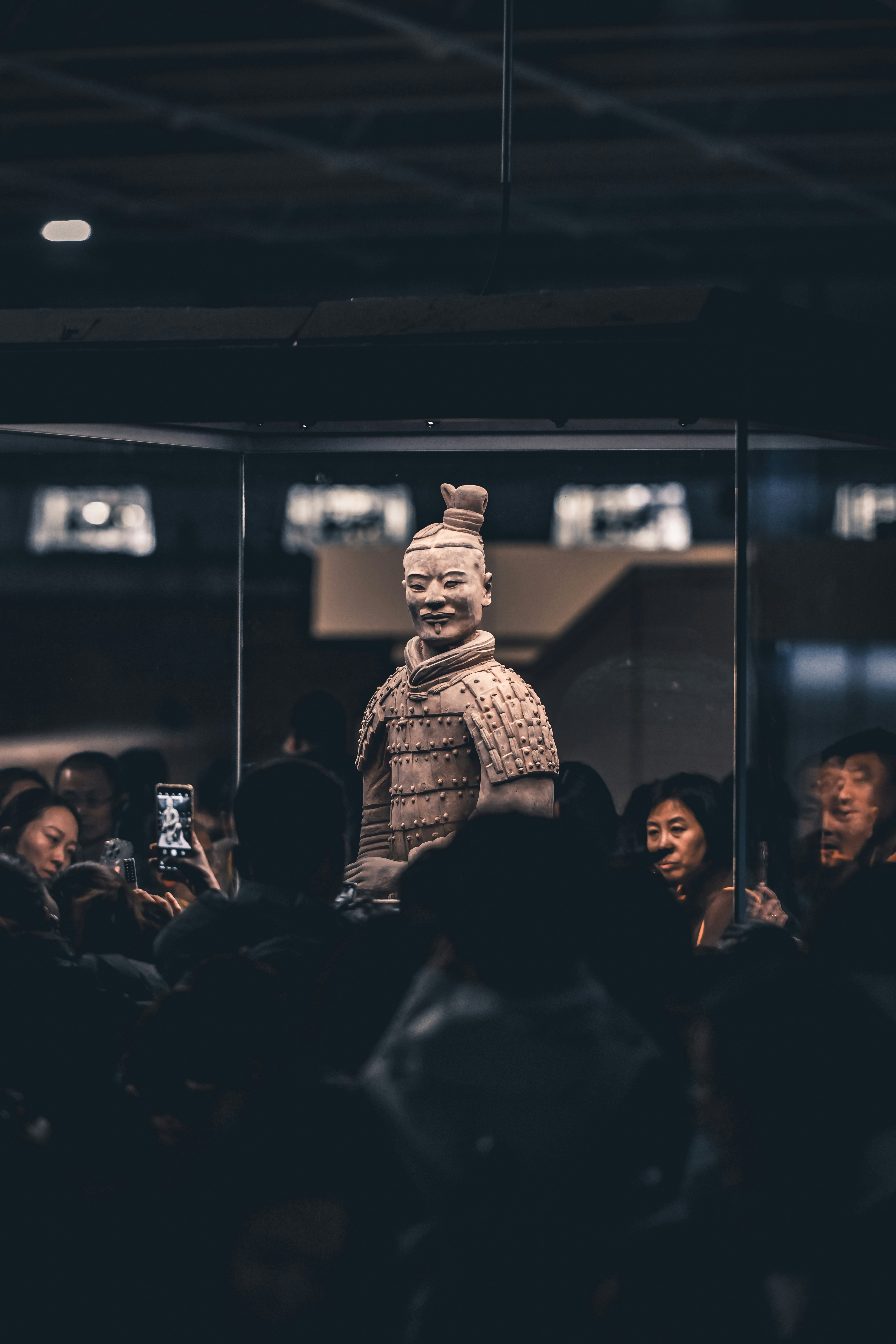 The Silent Sentinel: A Terracotta Warrior Emerges in the Crowd