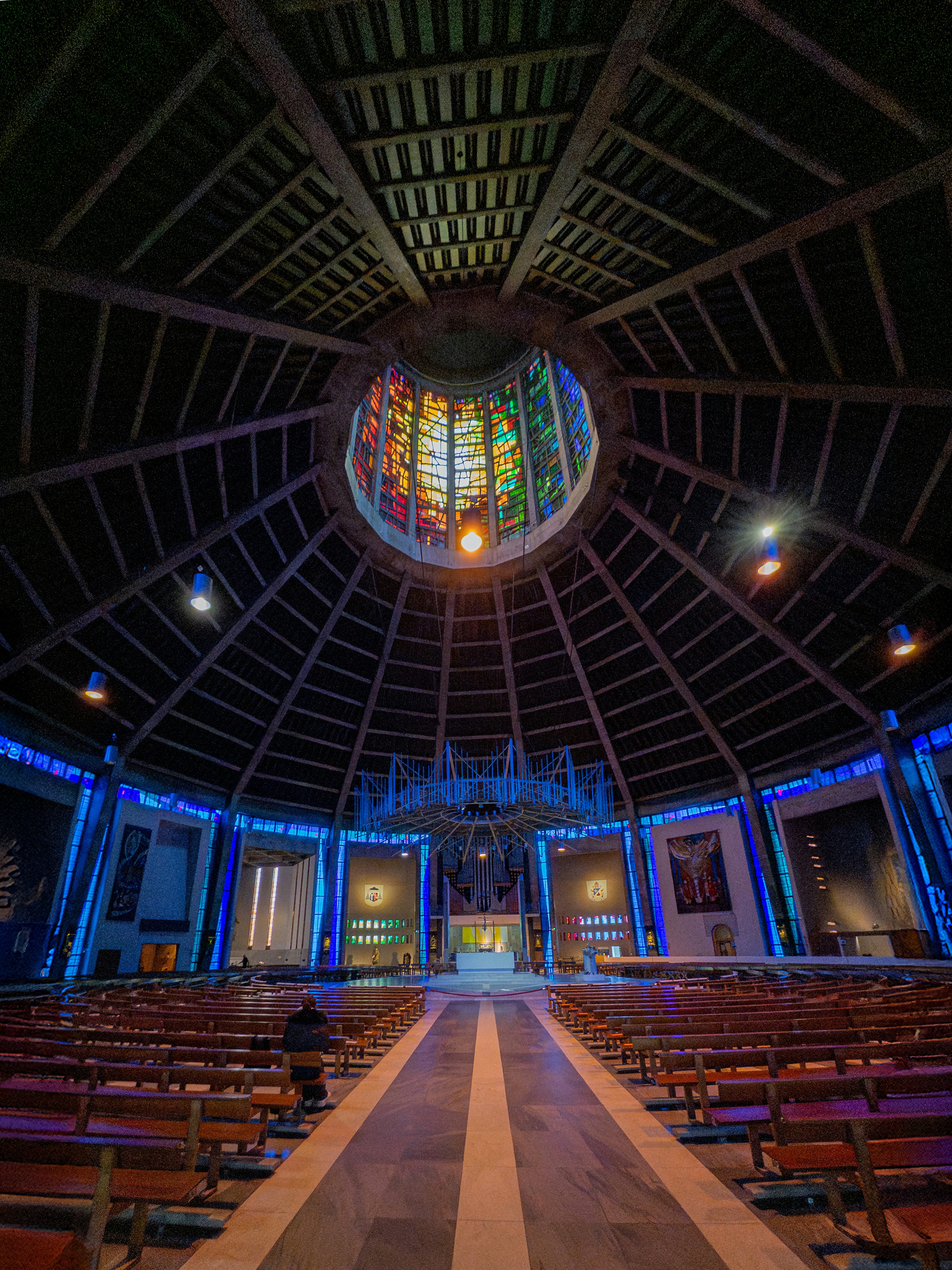 Stellar Dome: A Sacred Space of Colored Glass and Quiet Aisles