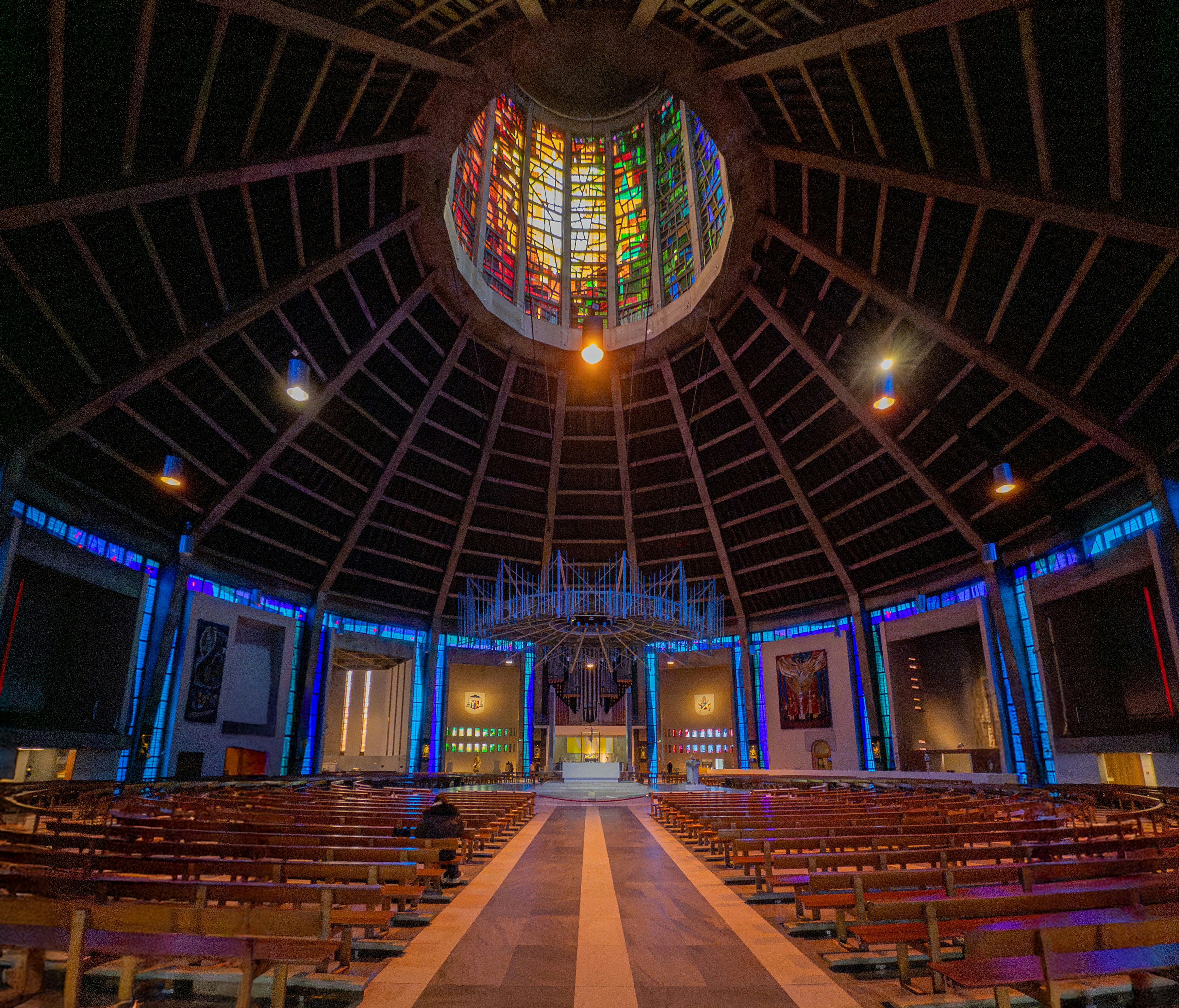 Stained Light, Sacred Space: Inside the Circular Chapel