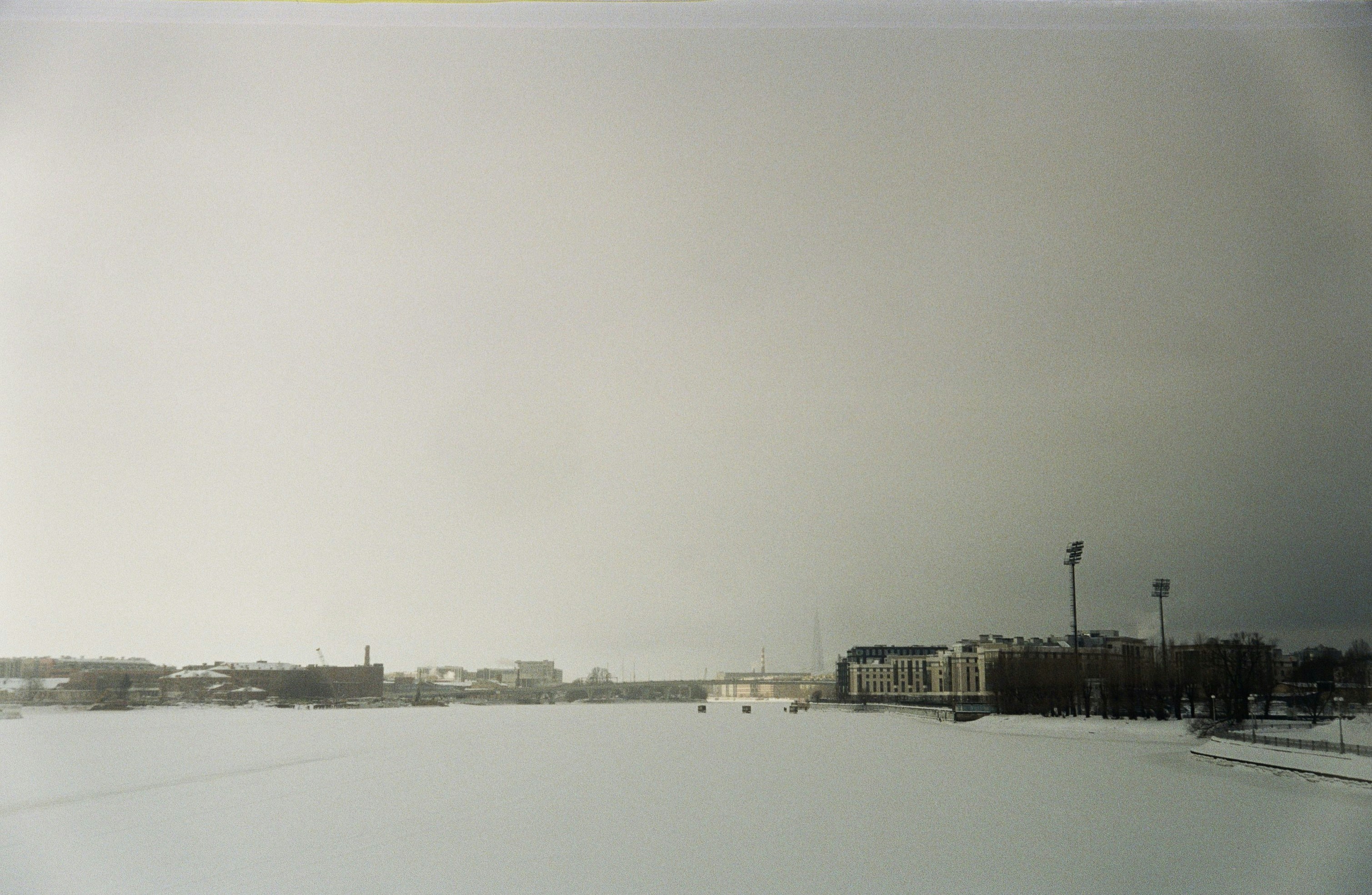 View of the Neva from Tuchkov Bridge. 35mm film photography analog photography zorki4 zorki