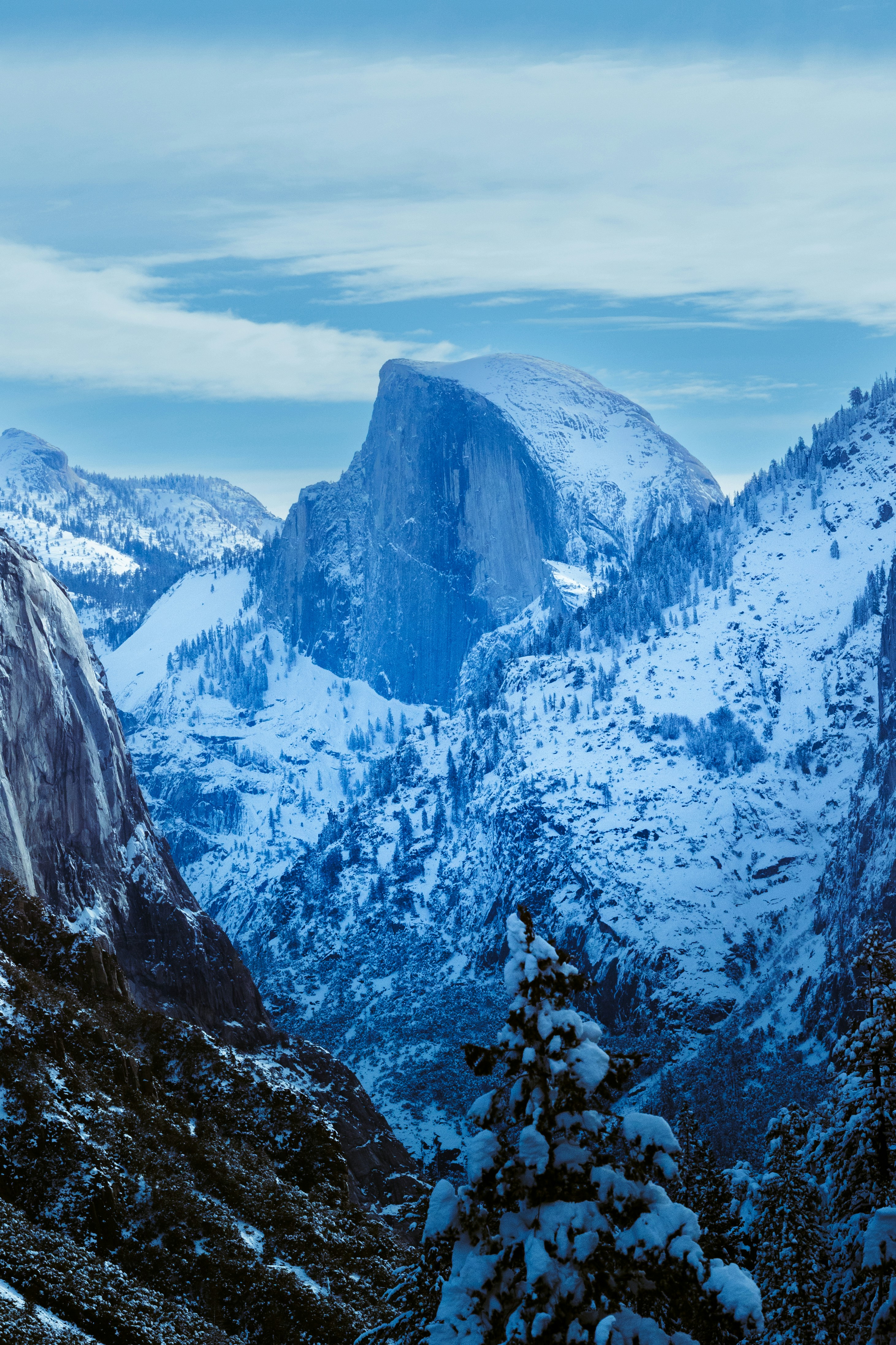 Snowbound Cathedral: A Valley Carved by Ice and Sky