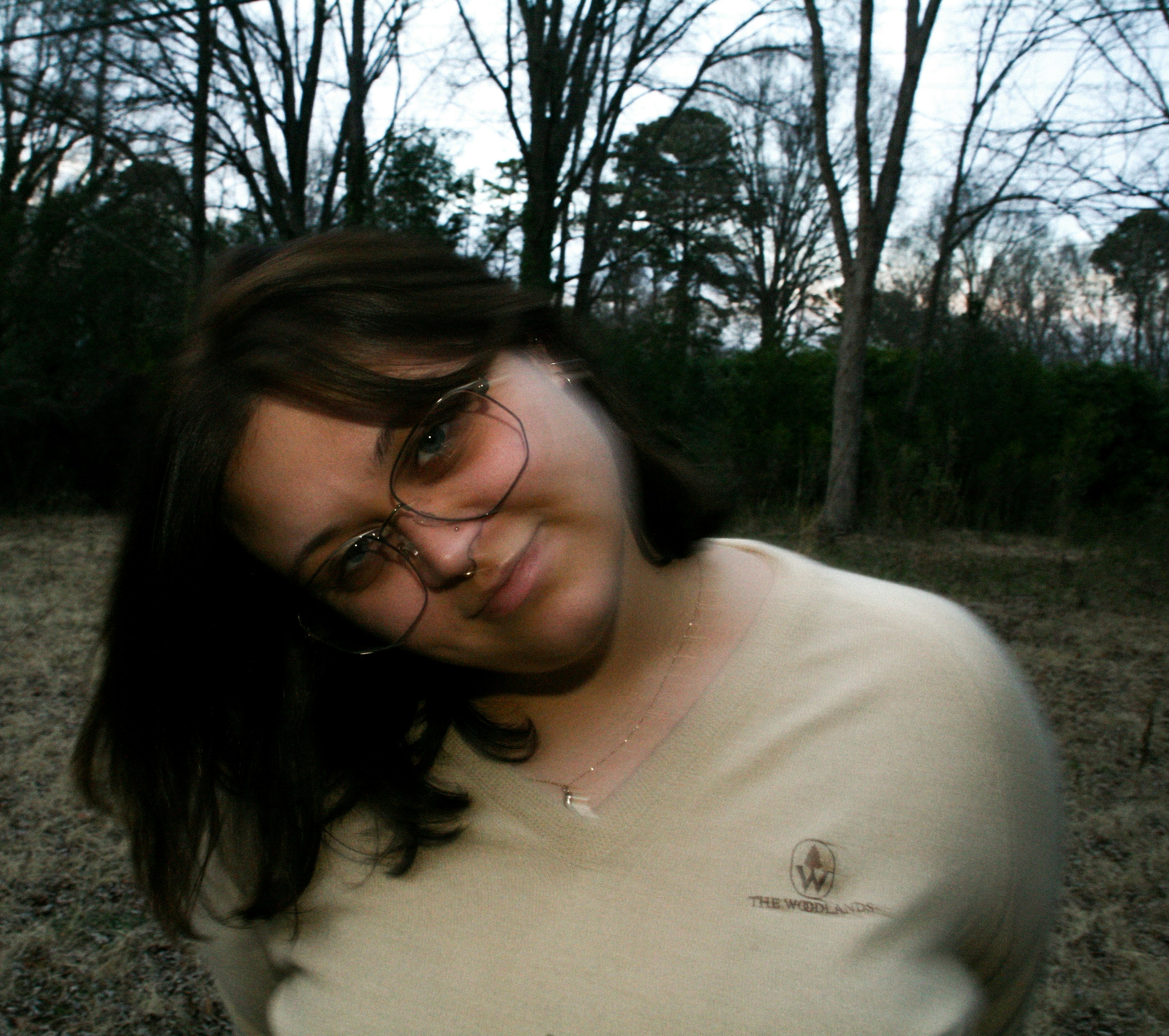 Tilted Portrait in a Woodland Evening