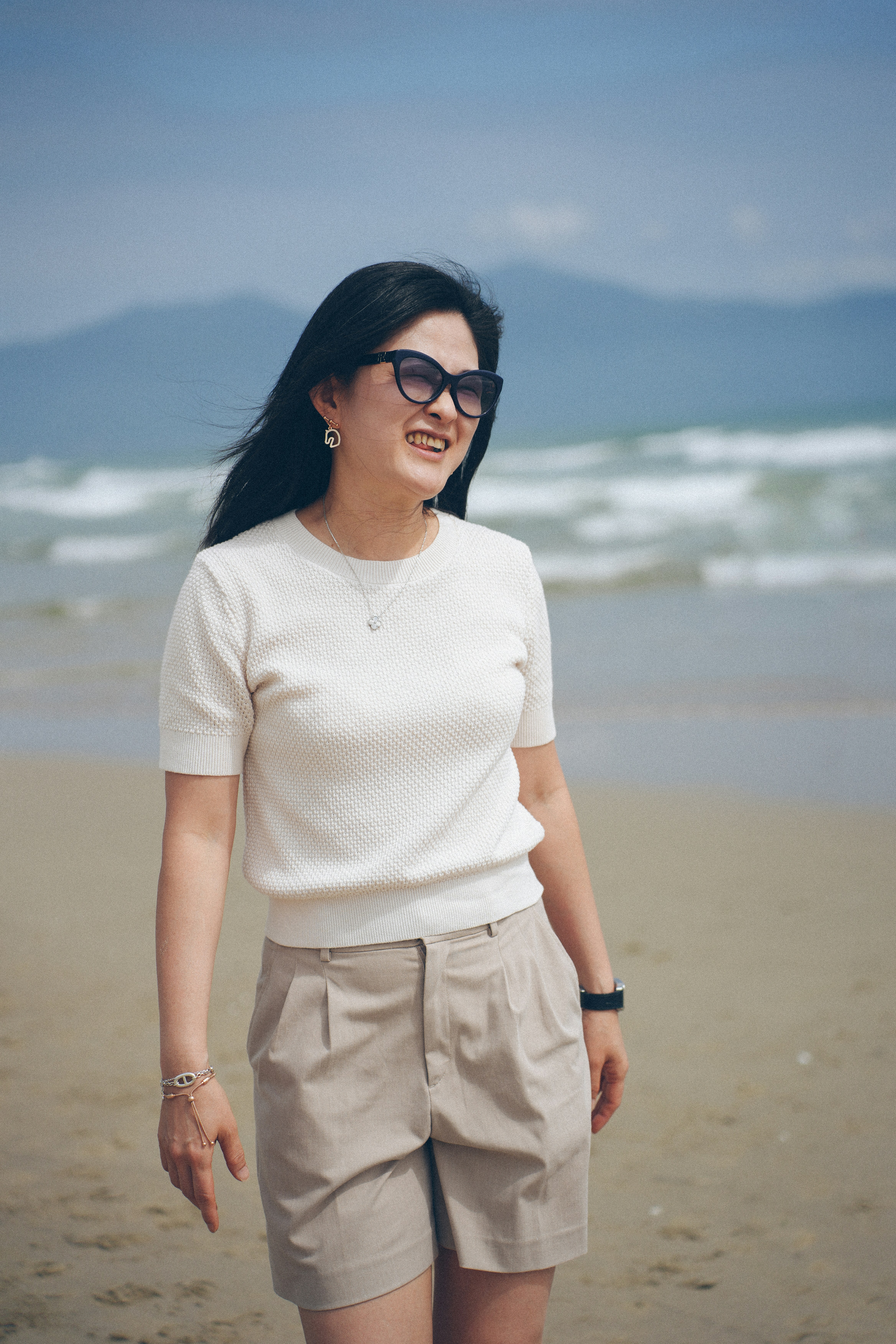Coastal Confidence in Sunglasses
