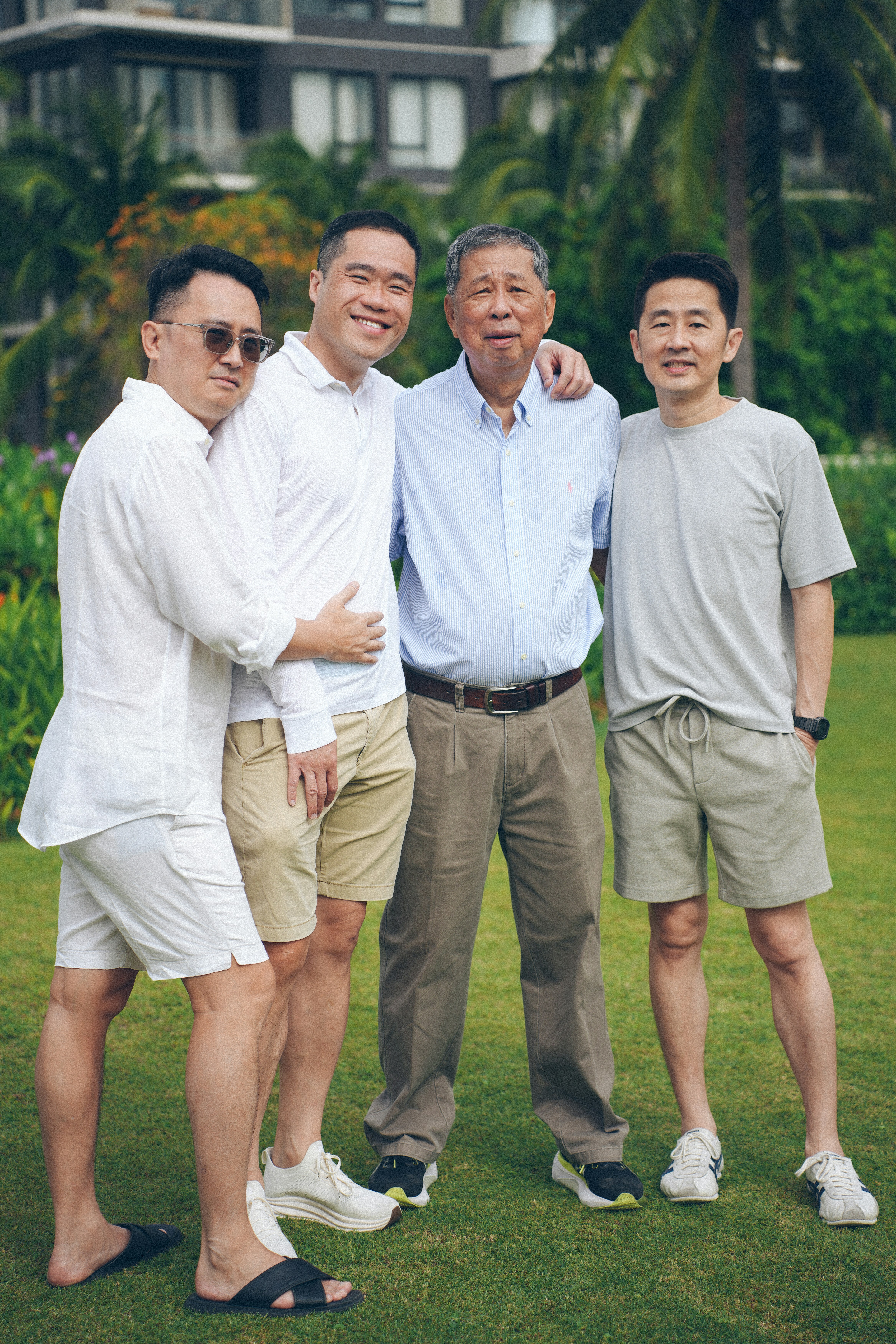 Four-Generations of Friendship in a Lush Garden
