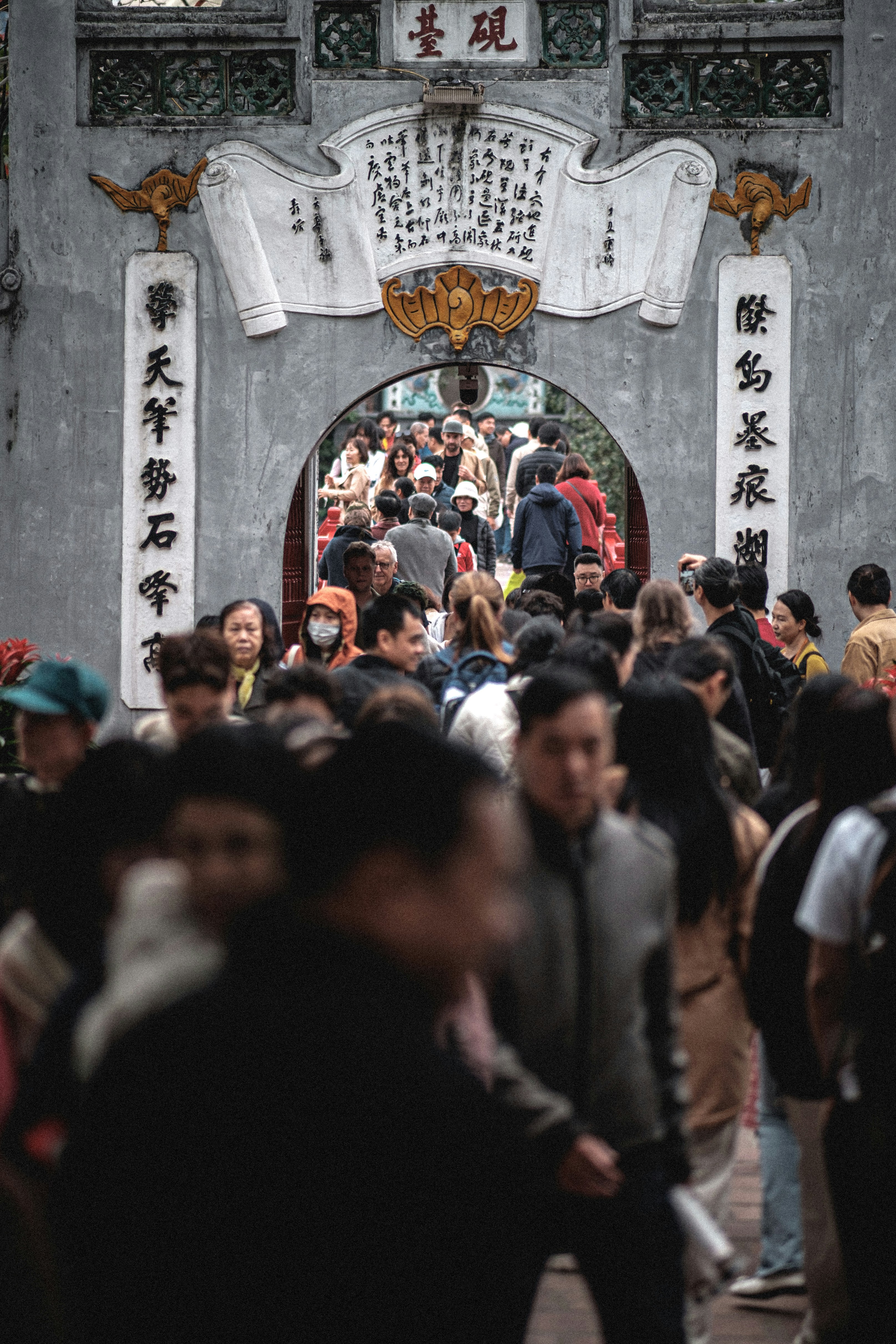 Through the Archway: A Sea of Steps Beneath a Ceremonial Gate