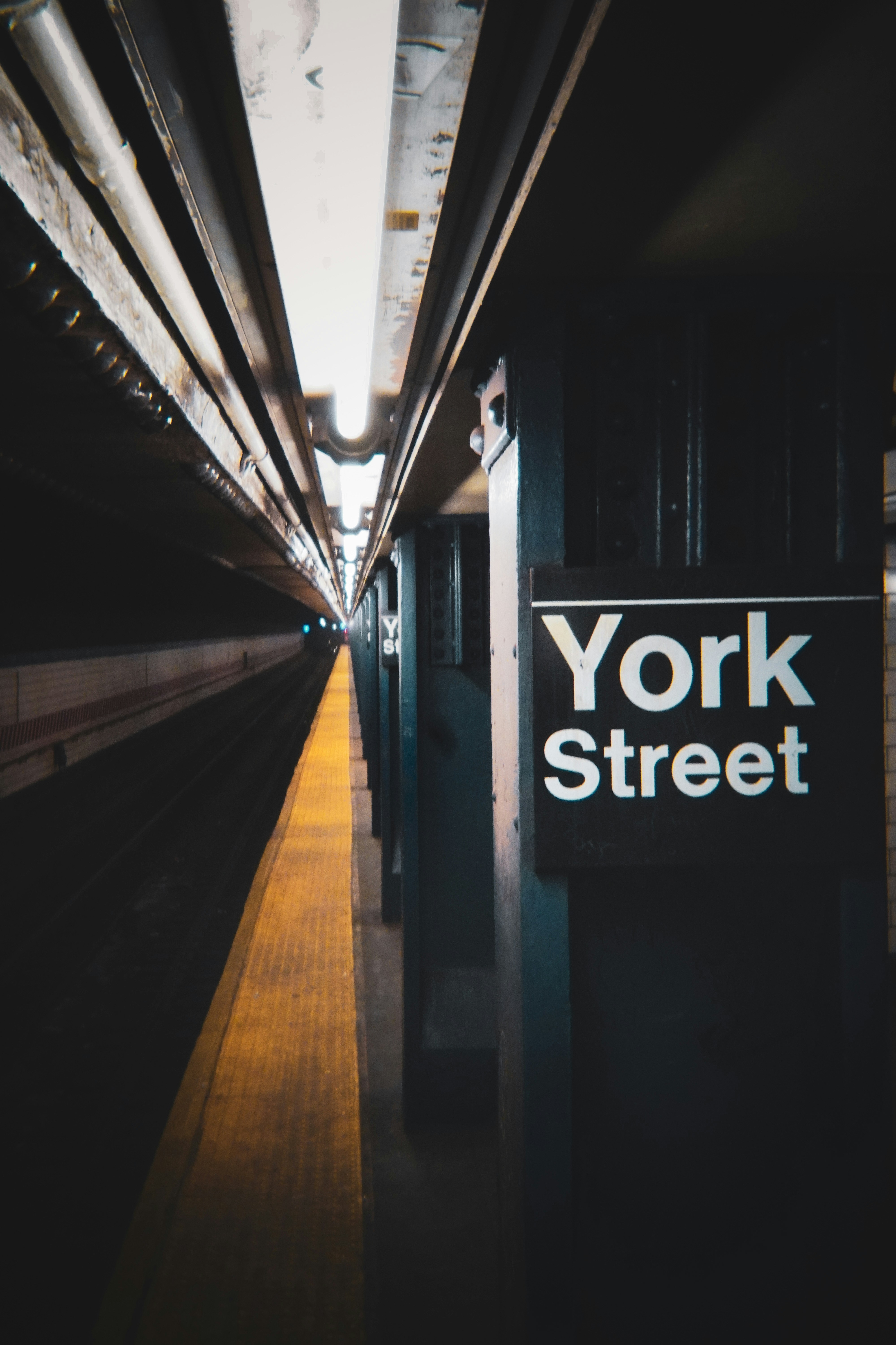 York Street Station: Line of Light and Signage