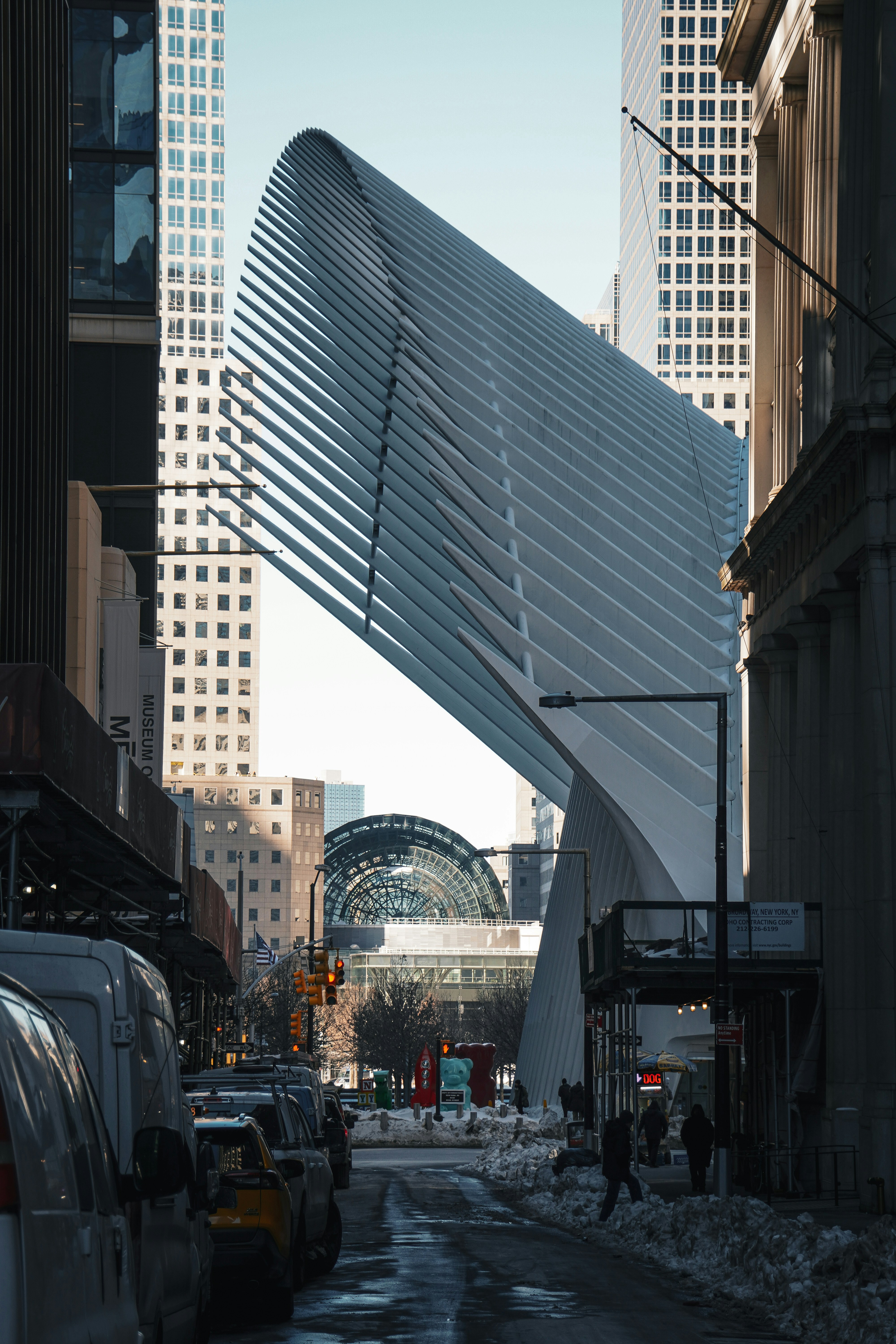 Skyline Arch: The Winged Concrete Bridge Looming Over City Street