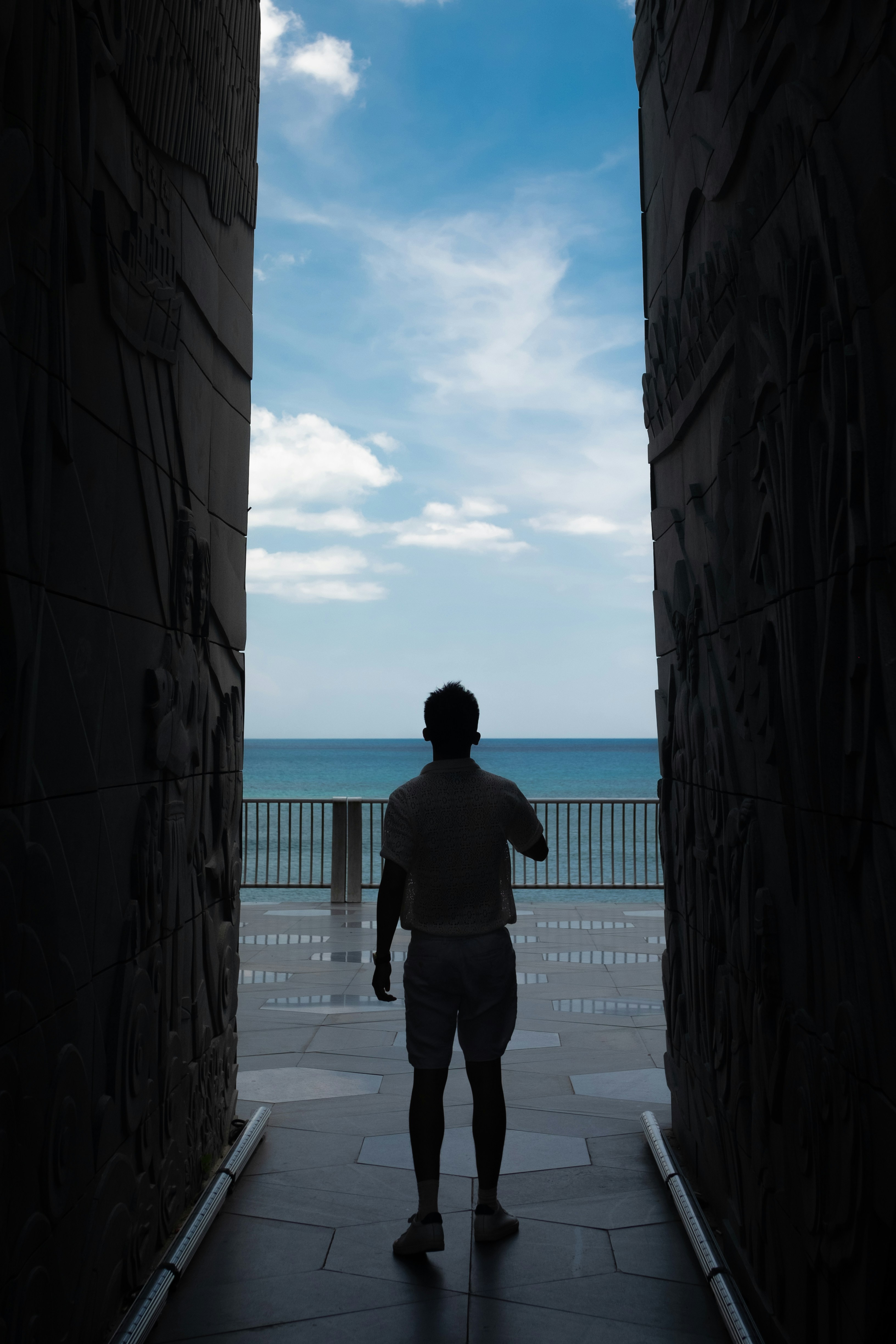 Silhouette at the Ocean Gate