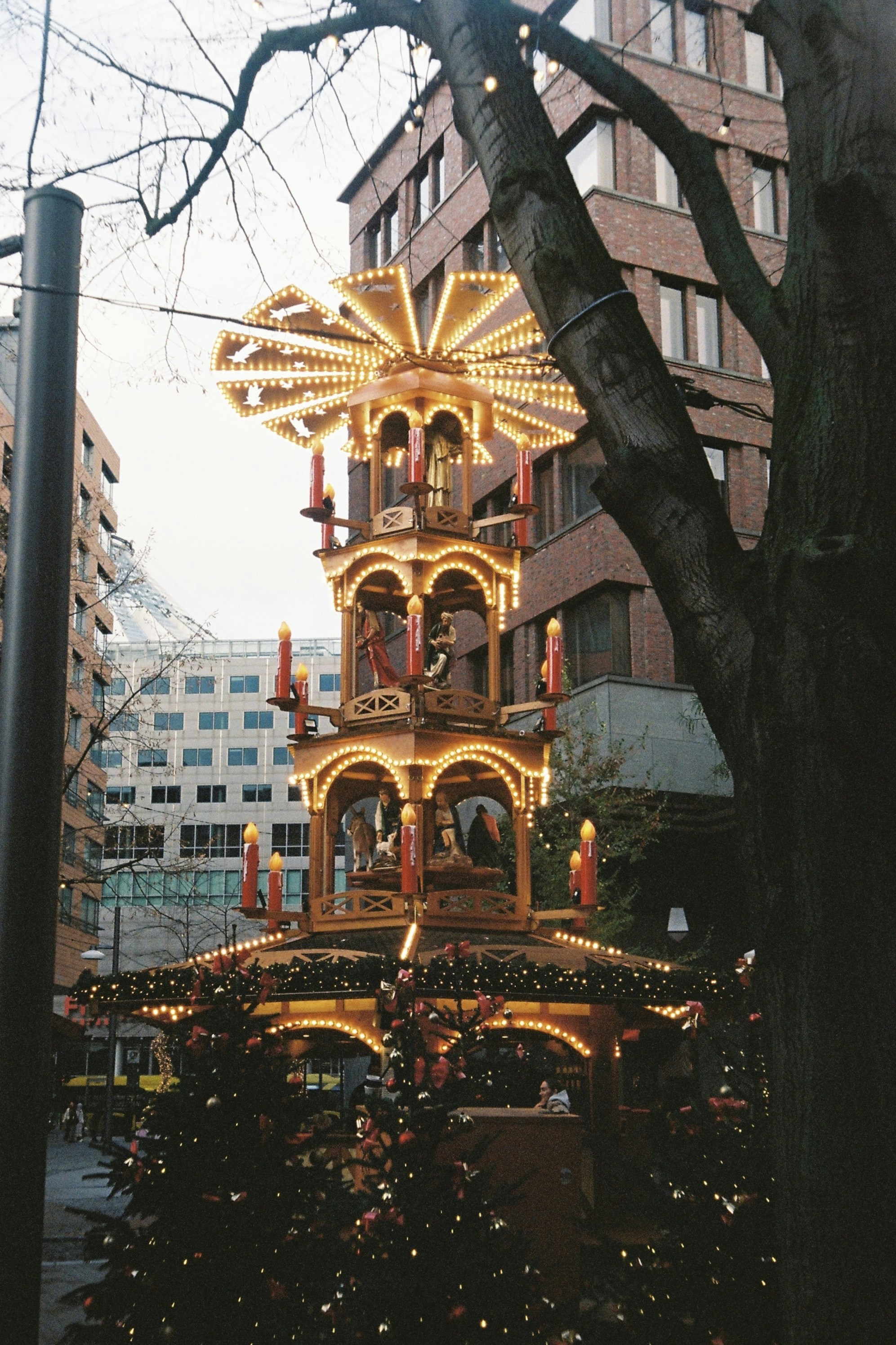 Christmas market in Berlin. 35mm 35mm film film photography analog photography zorki zorki4
