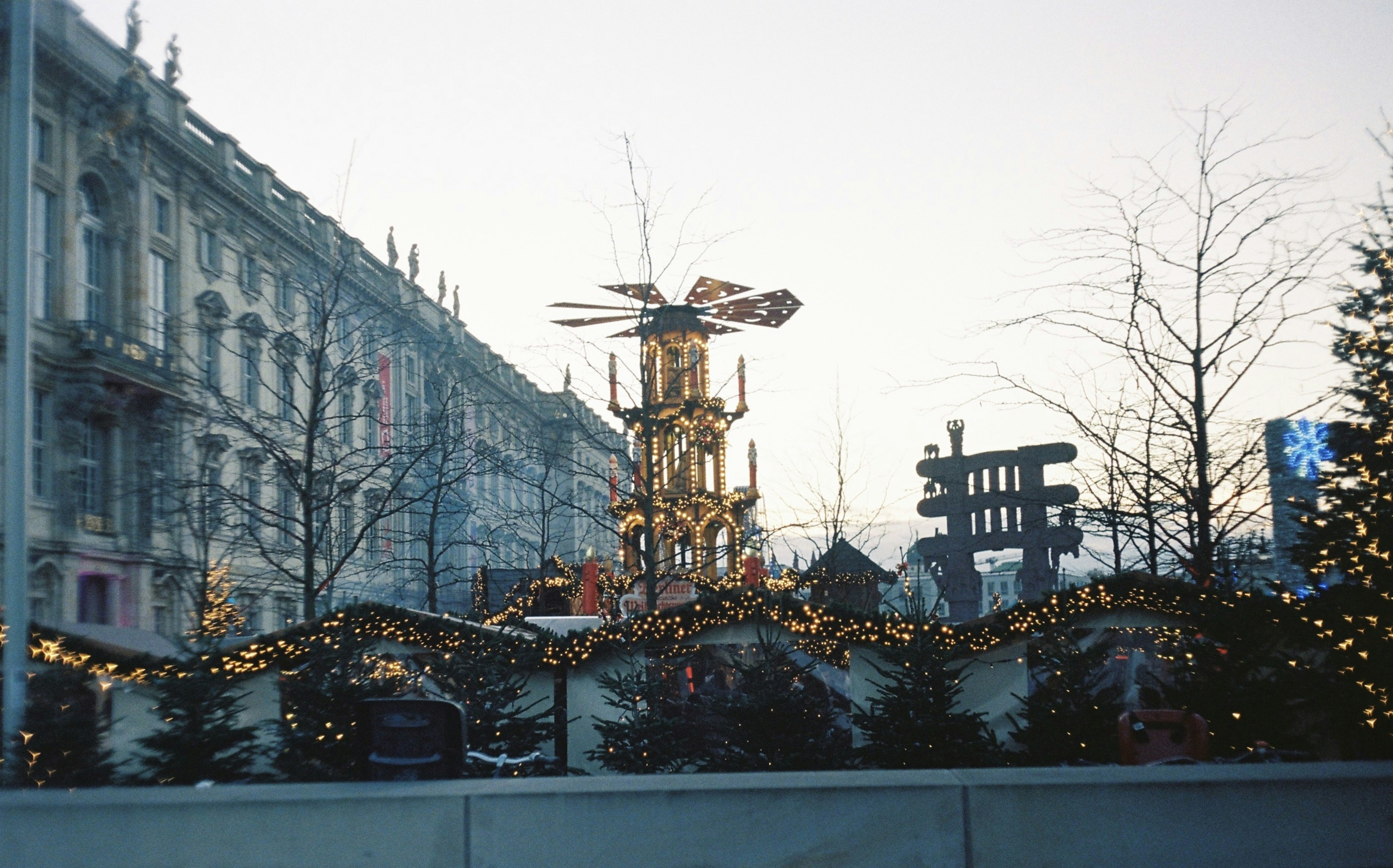 Christmas market in Berlin. 35mm 35mm film film photography analog photography zorki zorki4