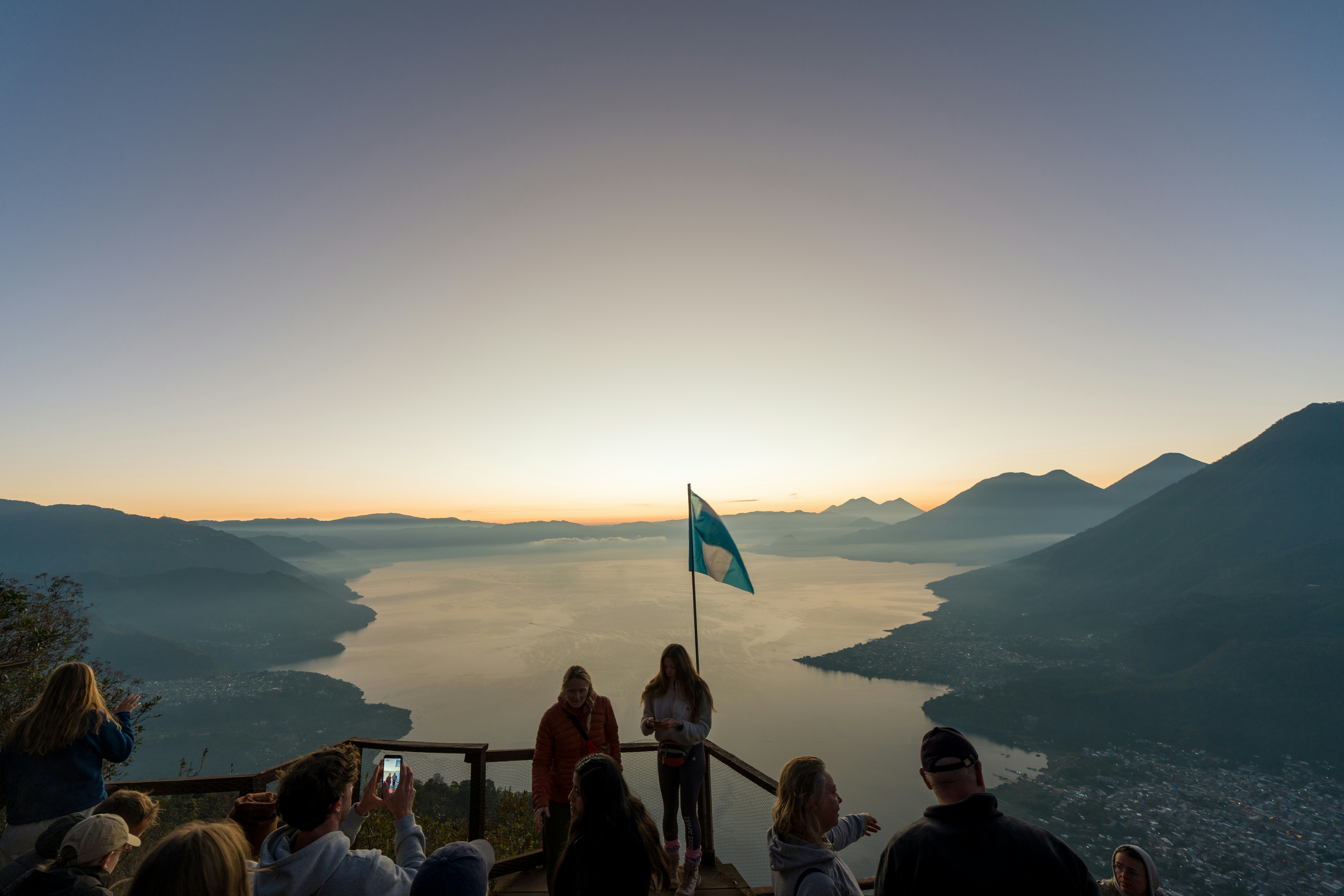 Sunrise Stories from the Overlook: A Social Moment Above the Fjord