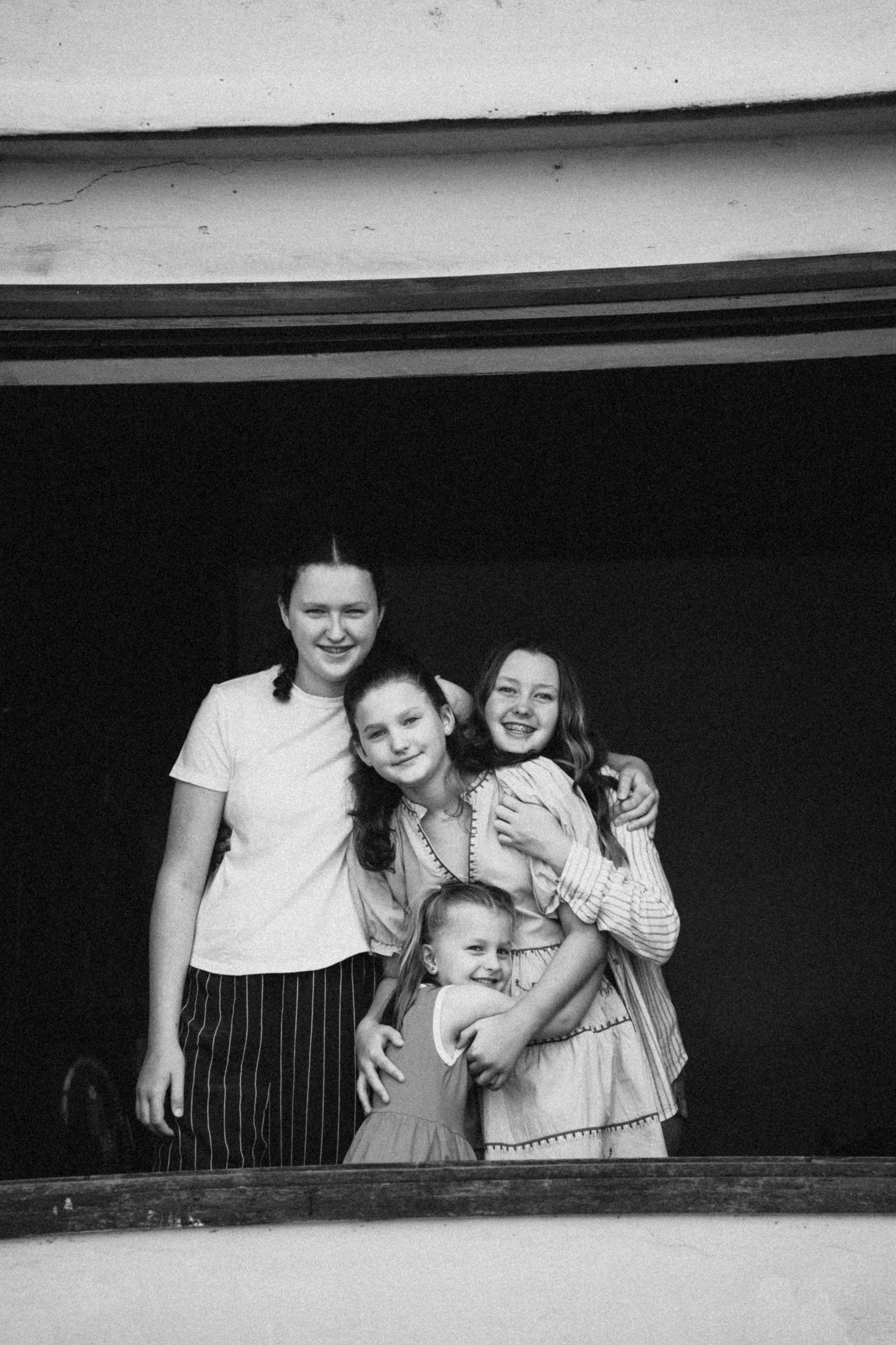 Four Sisters on a Quiet Balcony
