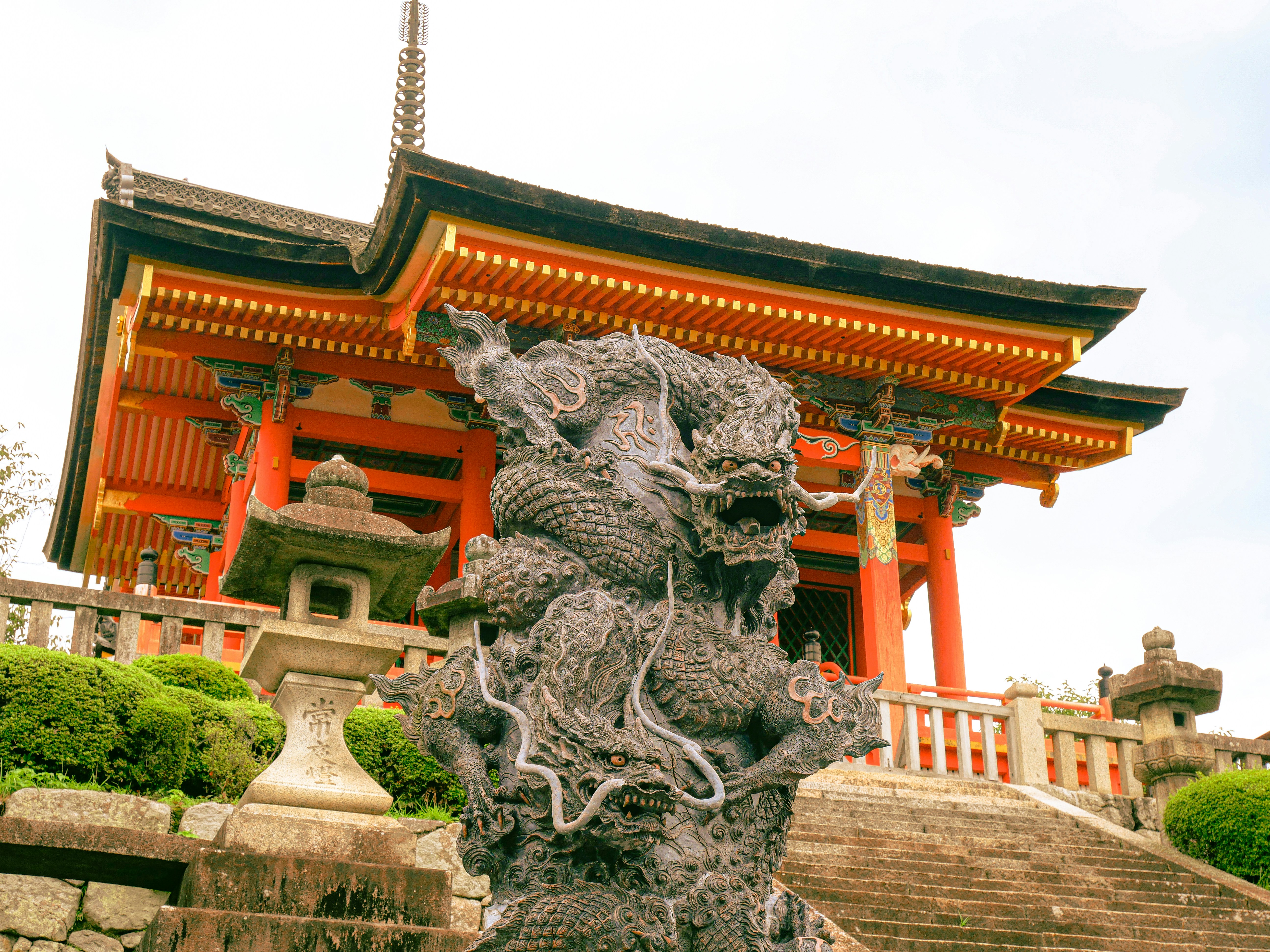 Dragon Guardian at Sunrise Temple Entrance
