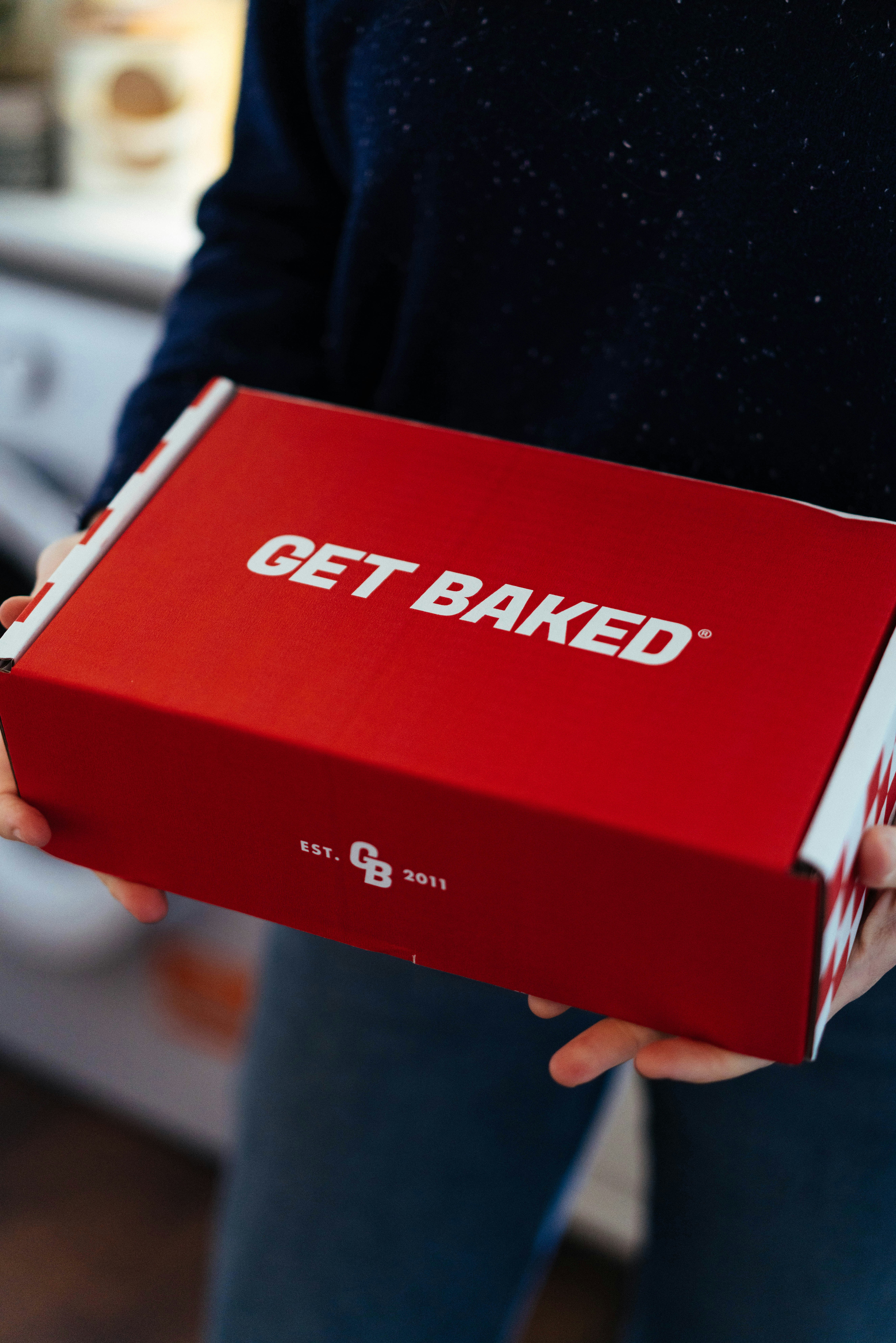 Red Box of Treats: A Handsful Moment of Baker’s Delight