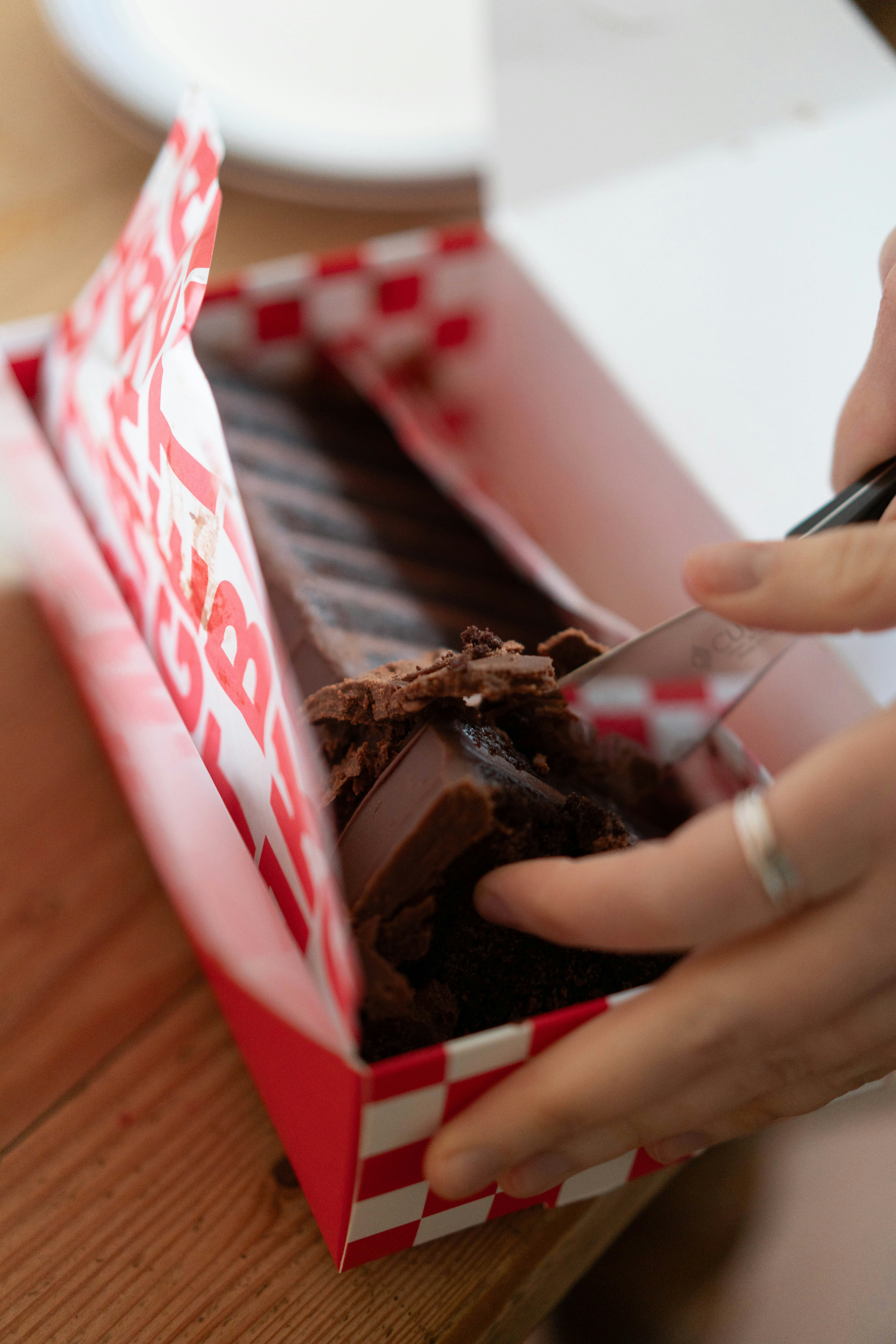 Chocolatier's Moment: A Slice of Cocoa Craft in Focus
