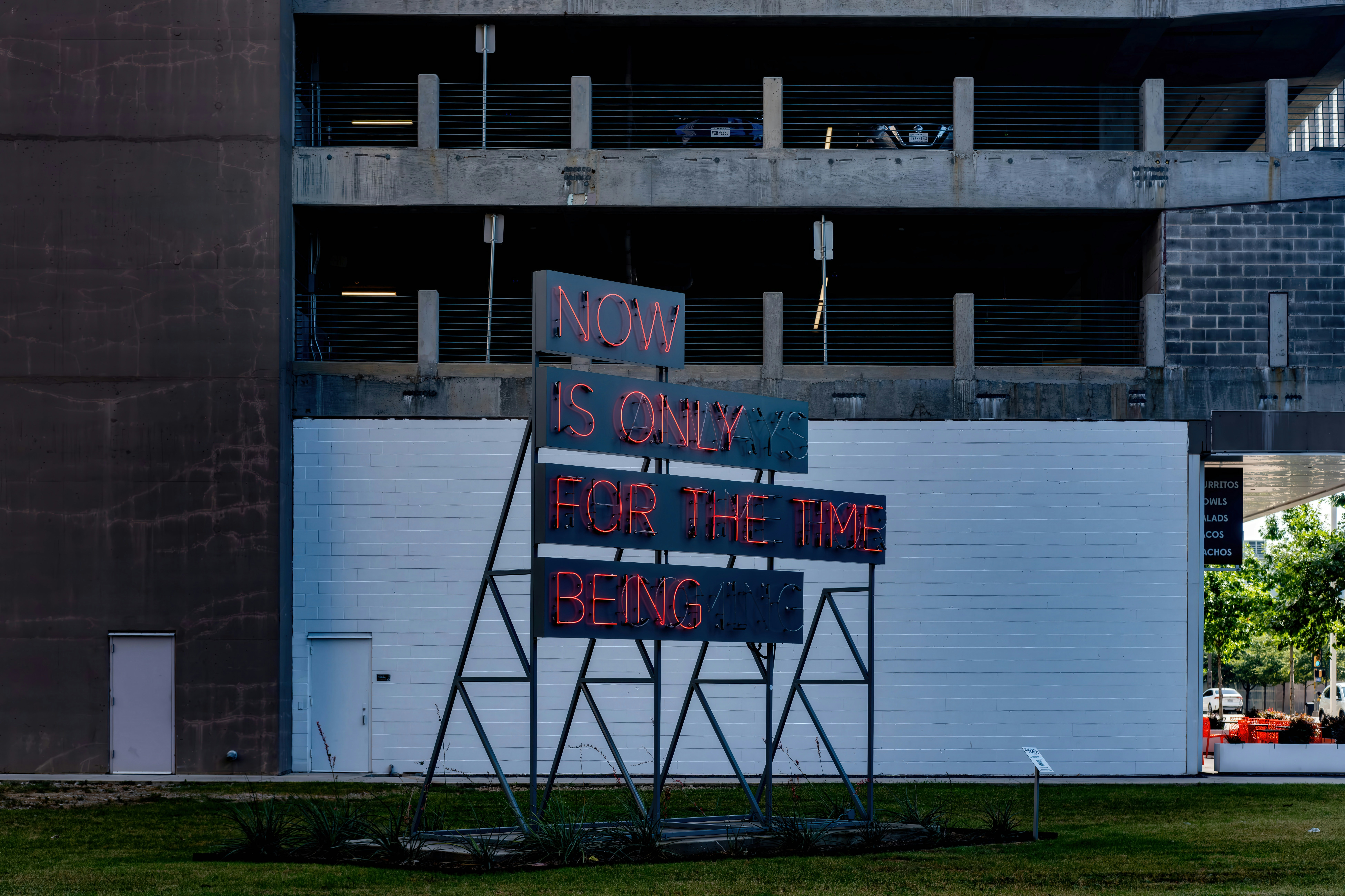 Neon Signings at the Construction Gaps
