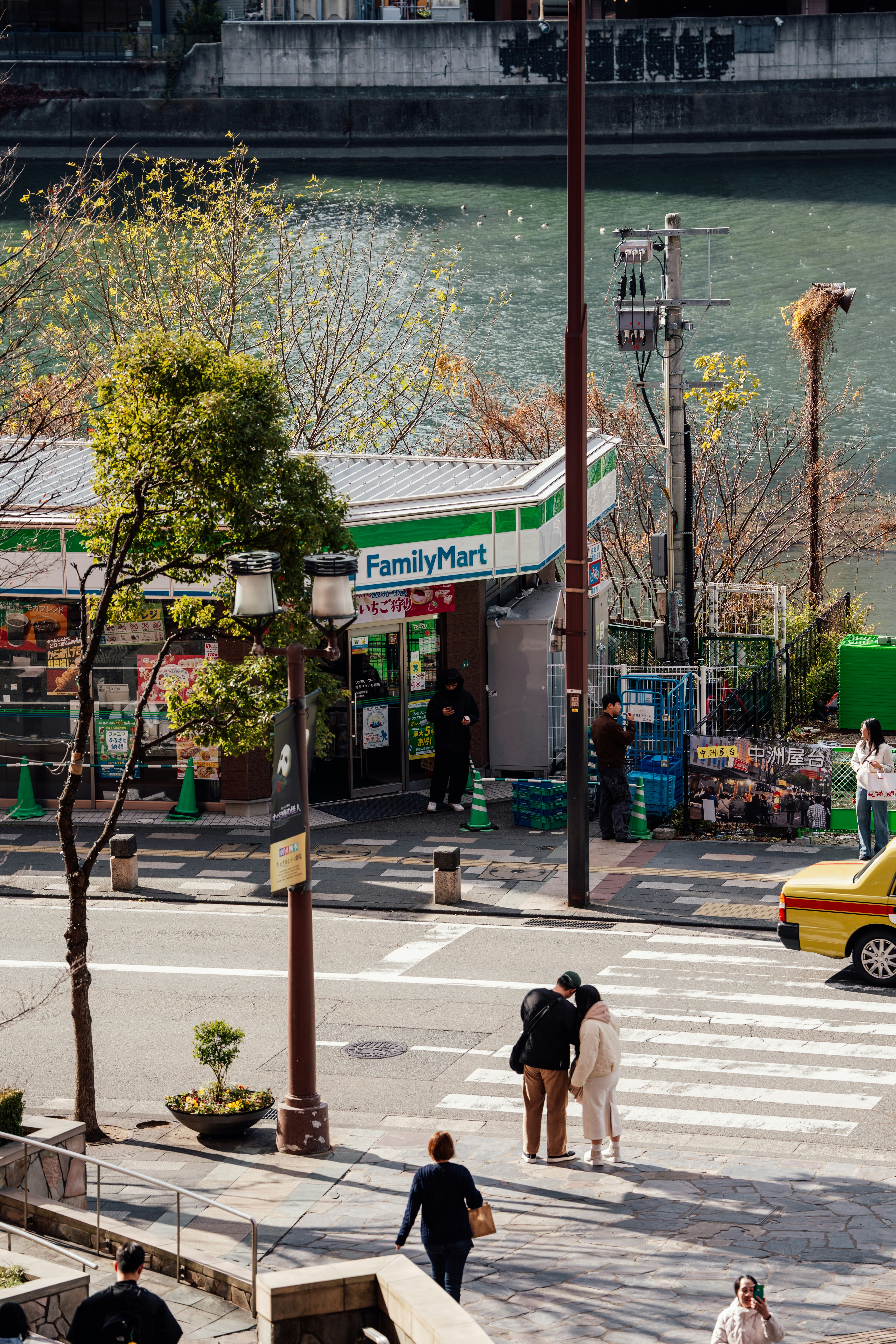 A Quiet Moment by the FamilyMart Fascade