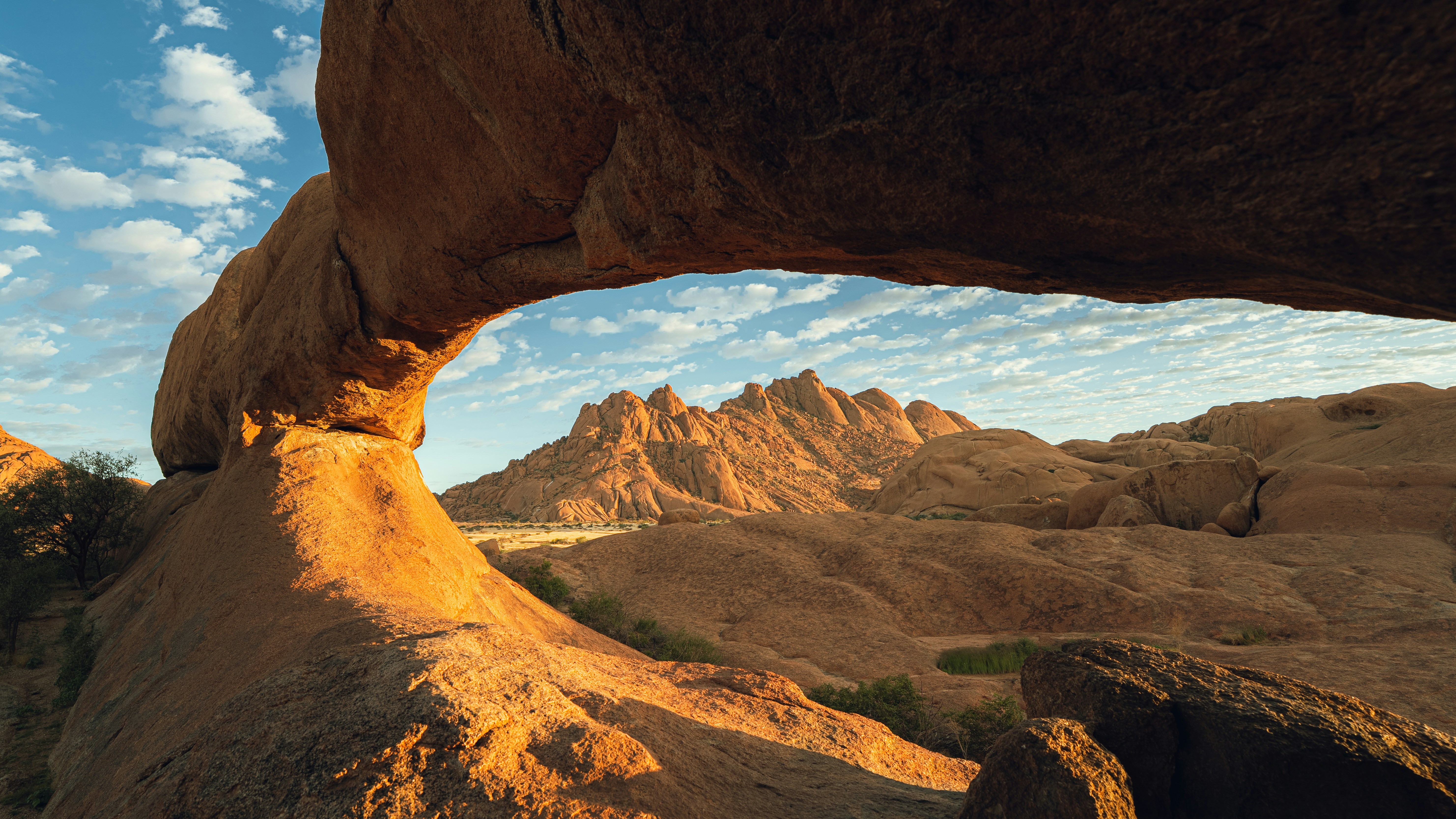 Stone Arch Window to a Desert Dawn