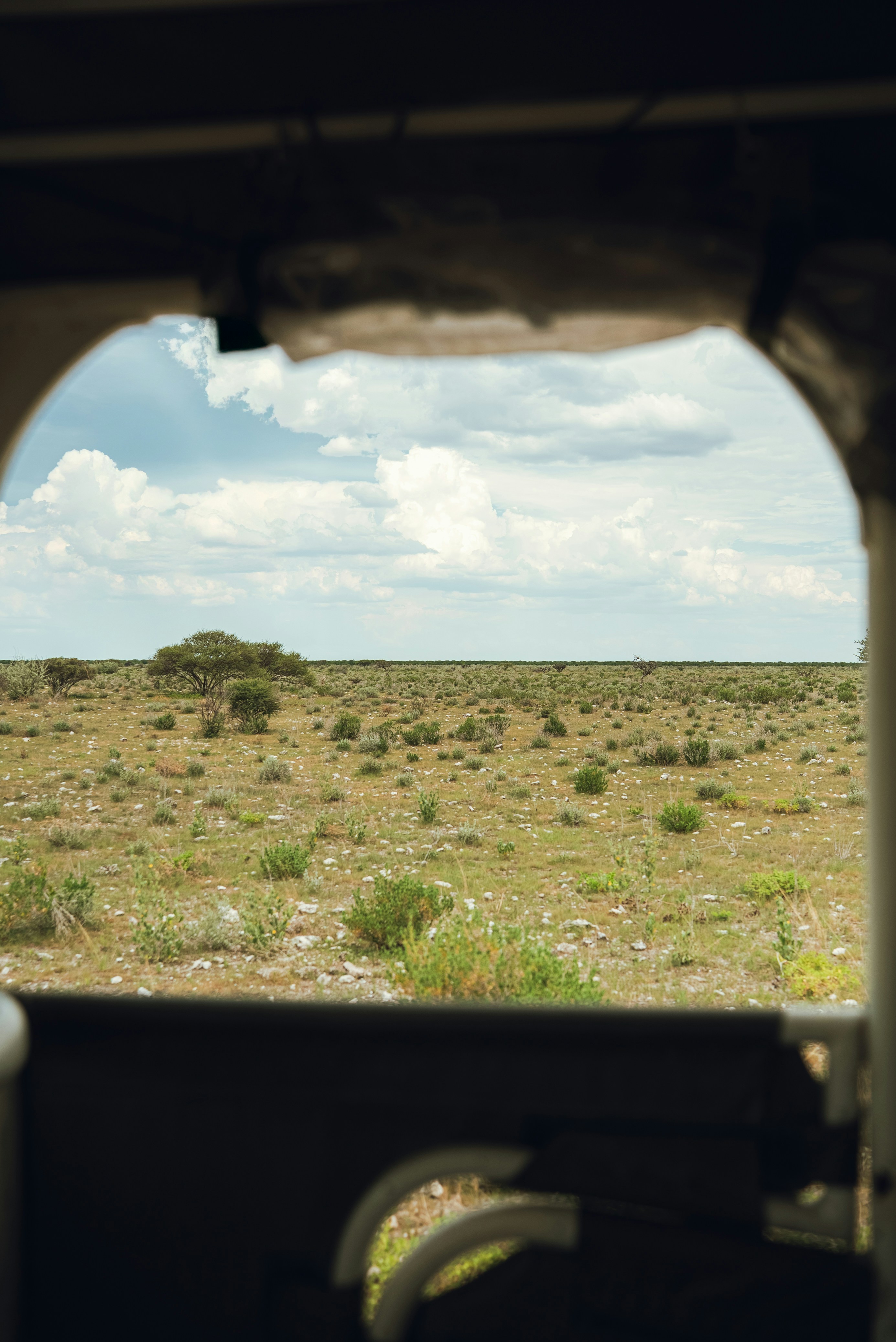 Arid Plains Framed by a Desert Window