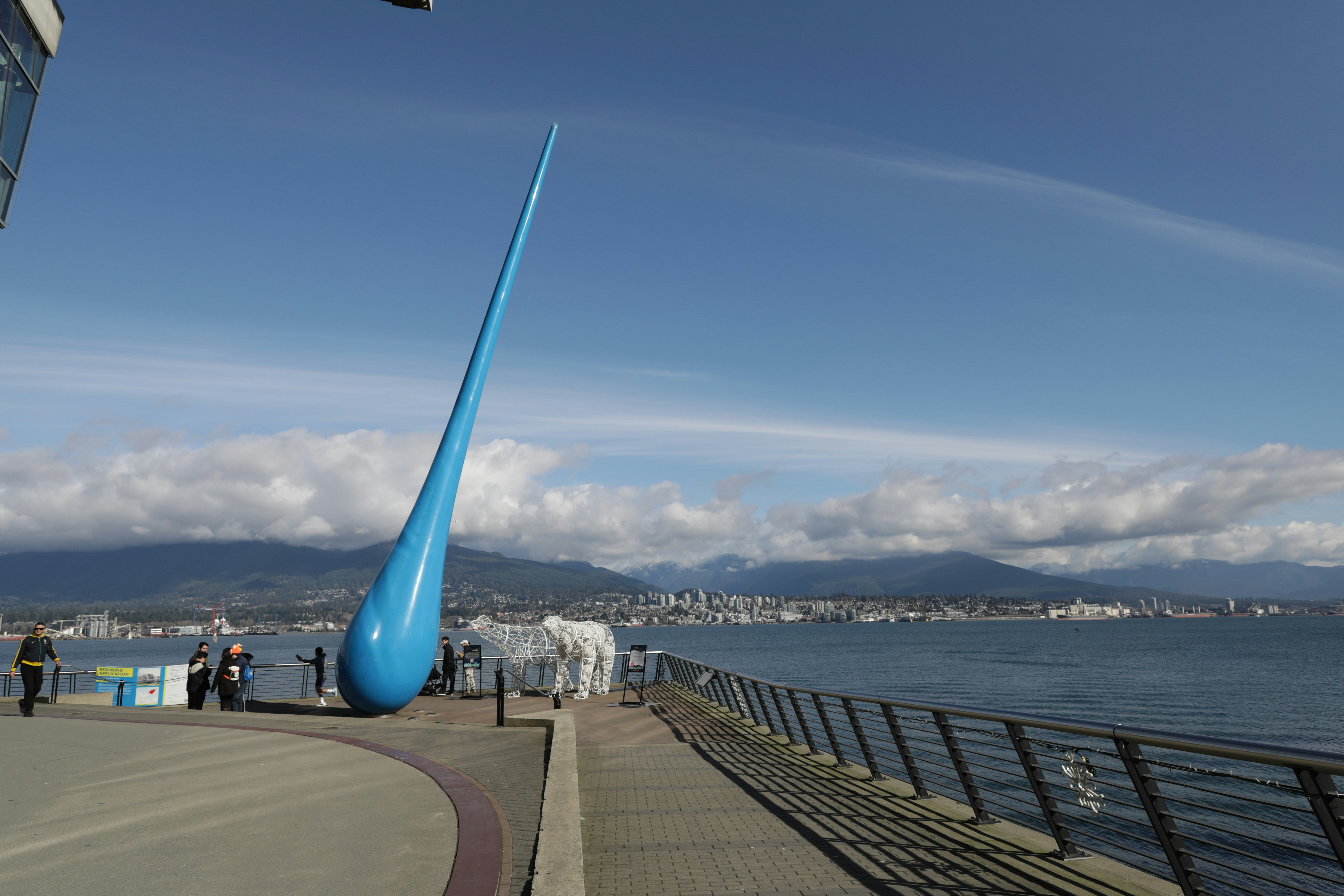The Blue Spire: A Waterfront Sculpture Reaching Toward the Sky