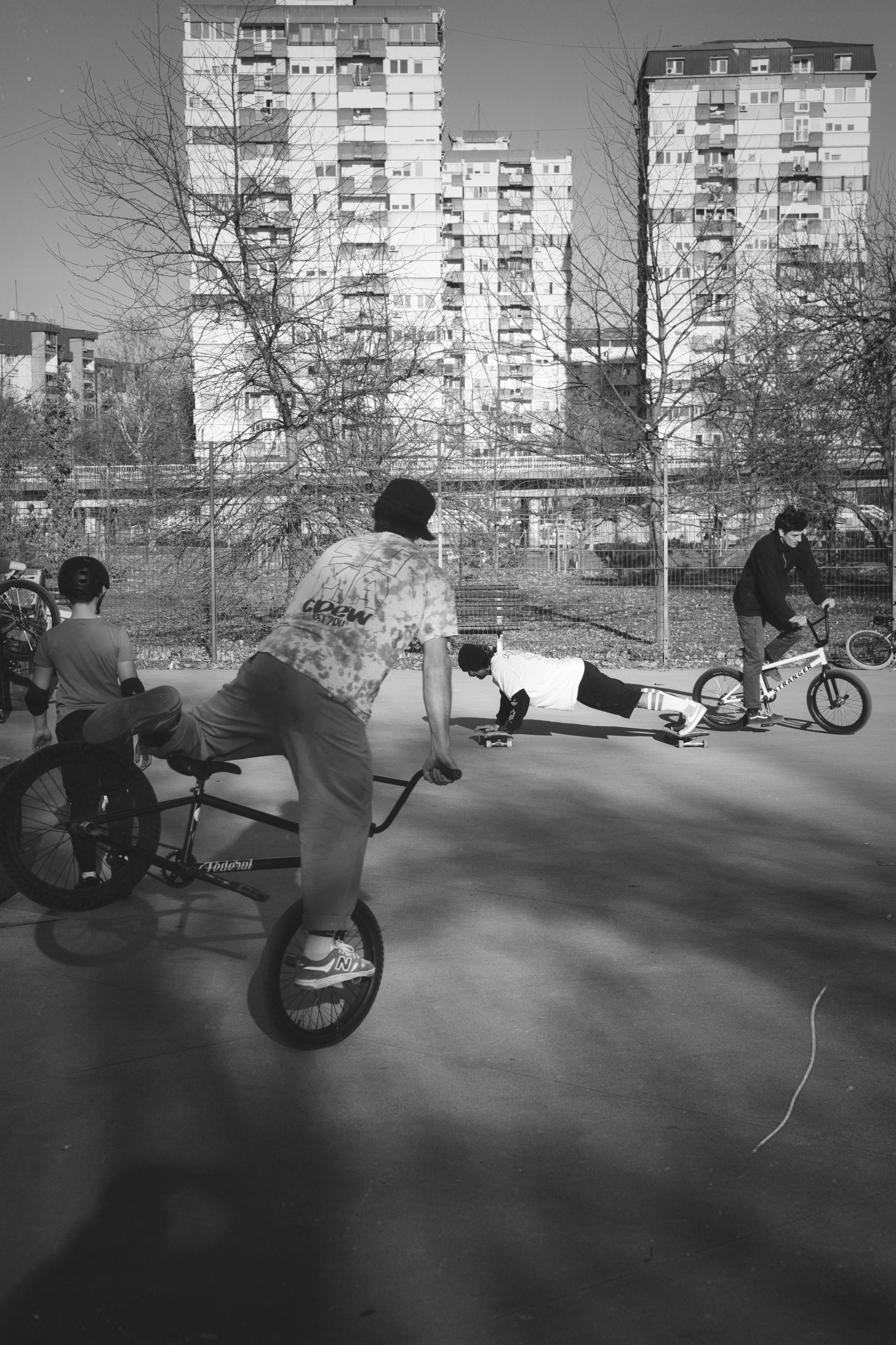 Balancing Acts on a Concrete Canvas